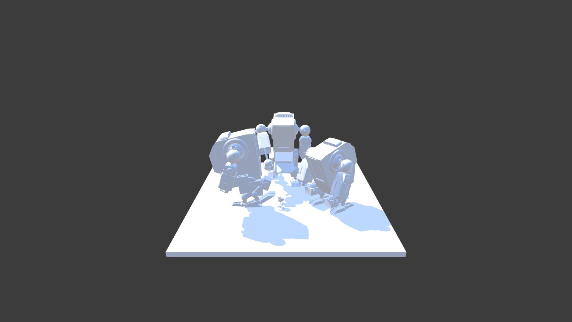 Robots - 3D model by aurelie-vaillant [bea8f7a] - Sketchfab
