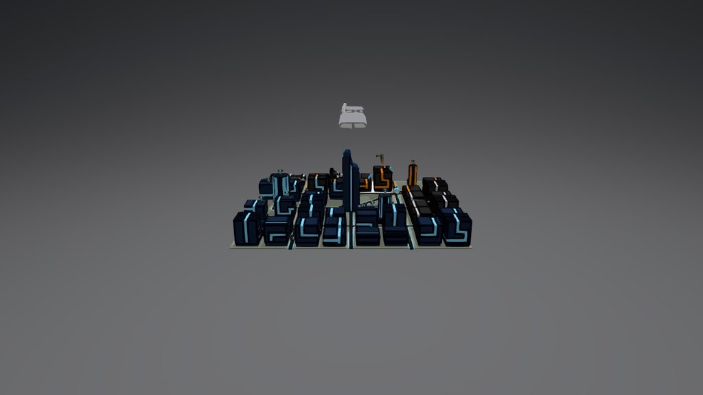 Cybernet City [WIP] - 3D model by Storm Hughes (@stormvoxel) [beaa335 ...