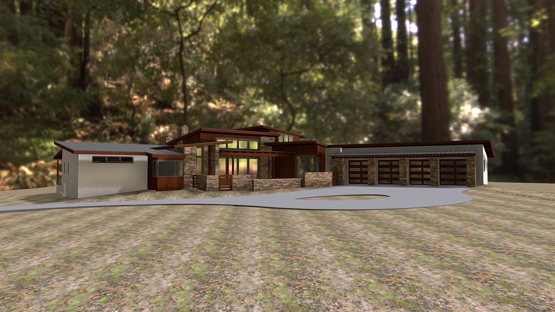 Stanton - 360 spin model of 3D house - 3D model by Render3DQuick ...