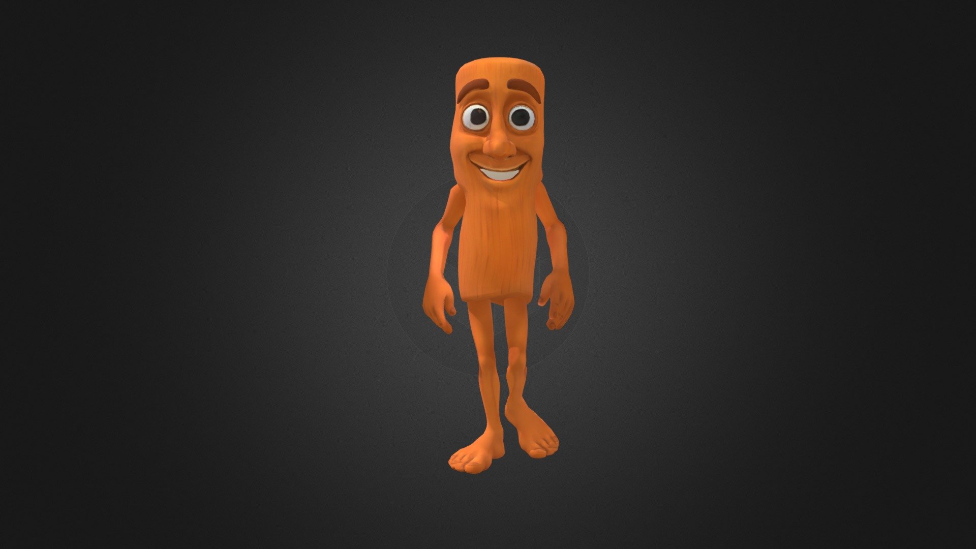 Tung Tung Tung Sahur Rigged and Animated - 3D model by vukhiemton ...