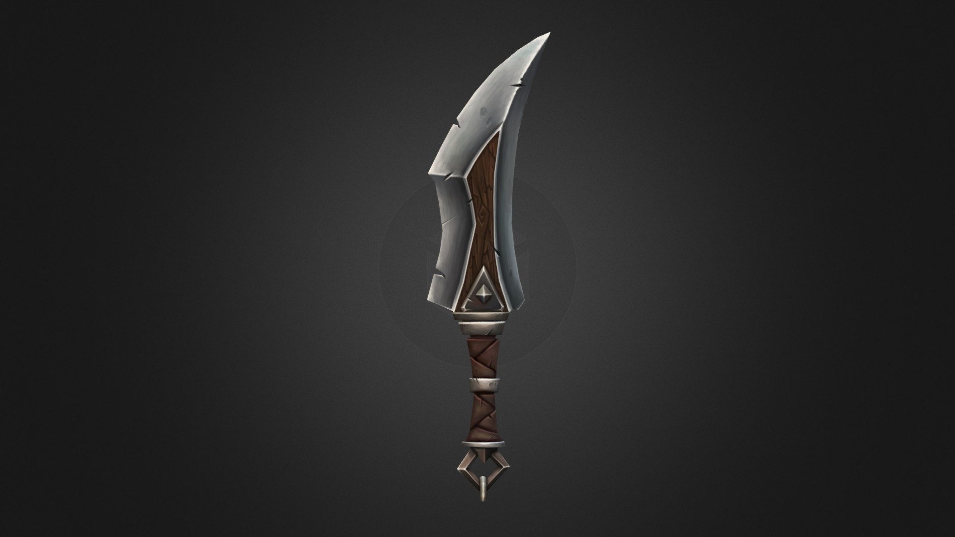 Hand painted dagger - 3D model by Océane Bidou (@ocnbidou) [beacf30 ...