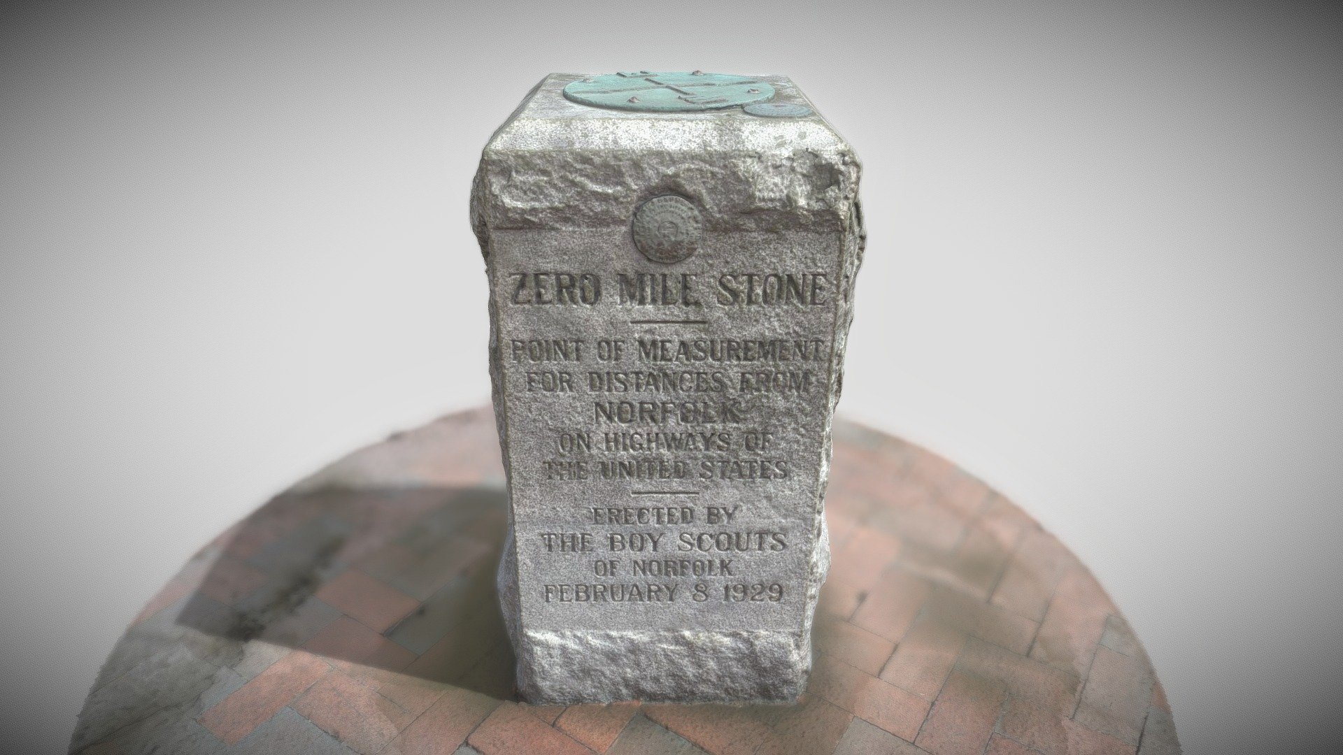 Zero Mile Stone - Buy Royalty Free 3D model by Lavosbit [beae820] - Sketchfab Store