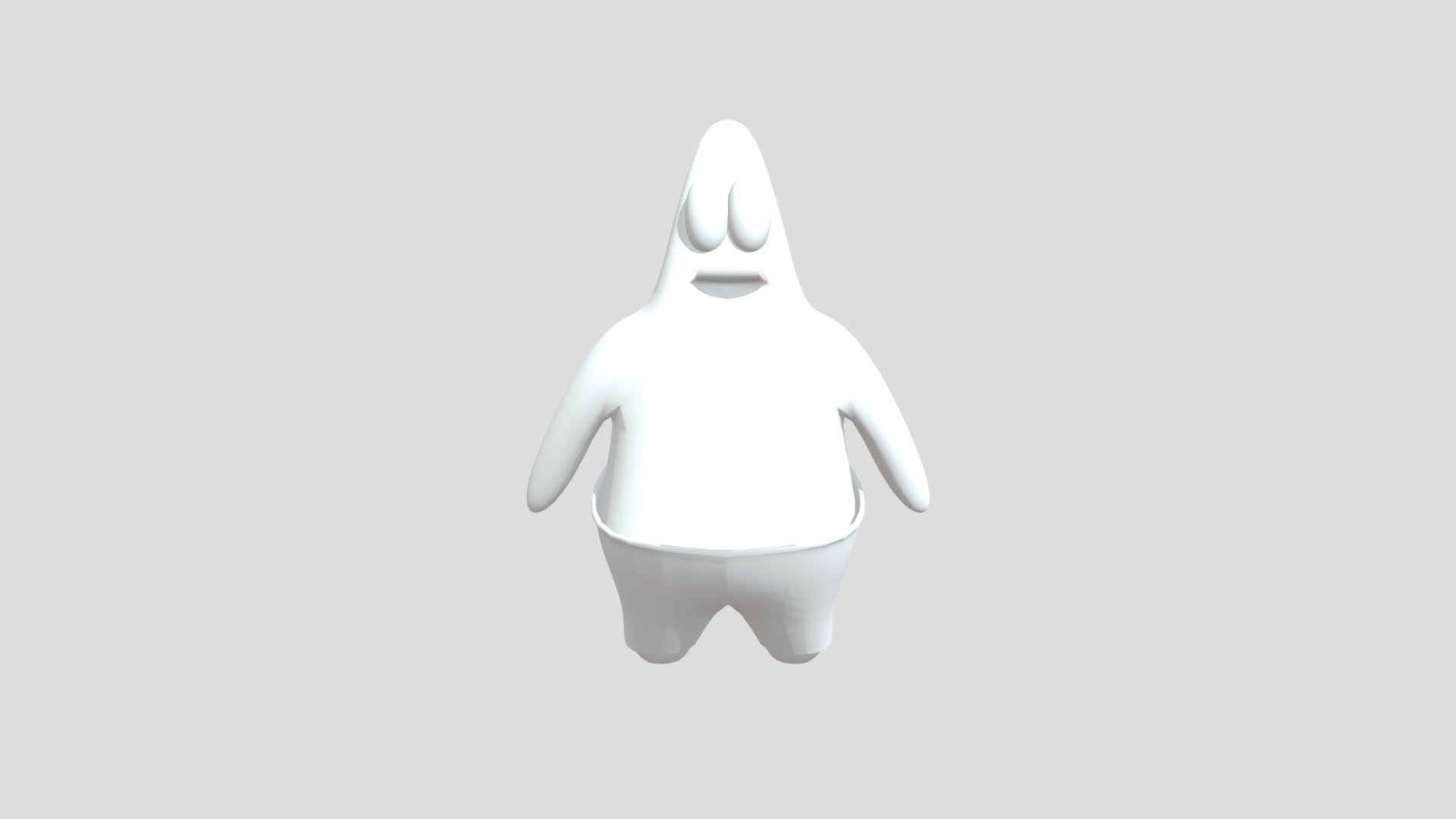 Patrick star spongebob - 3D model by patriotprimeJR (@s28712030 ...