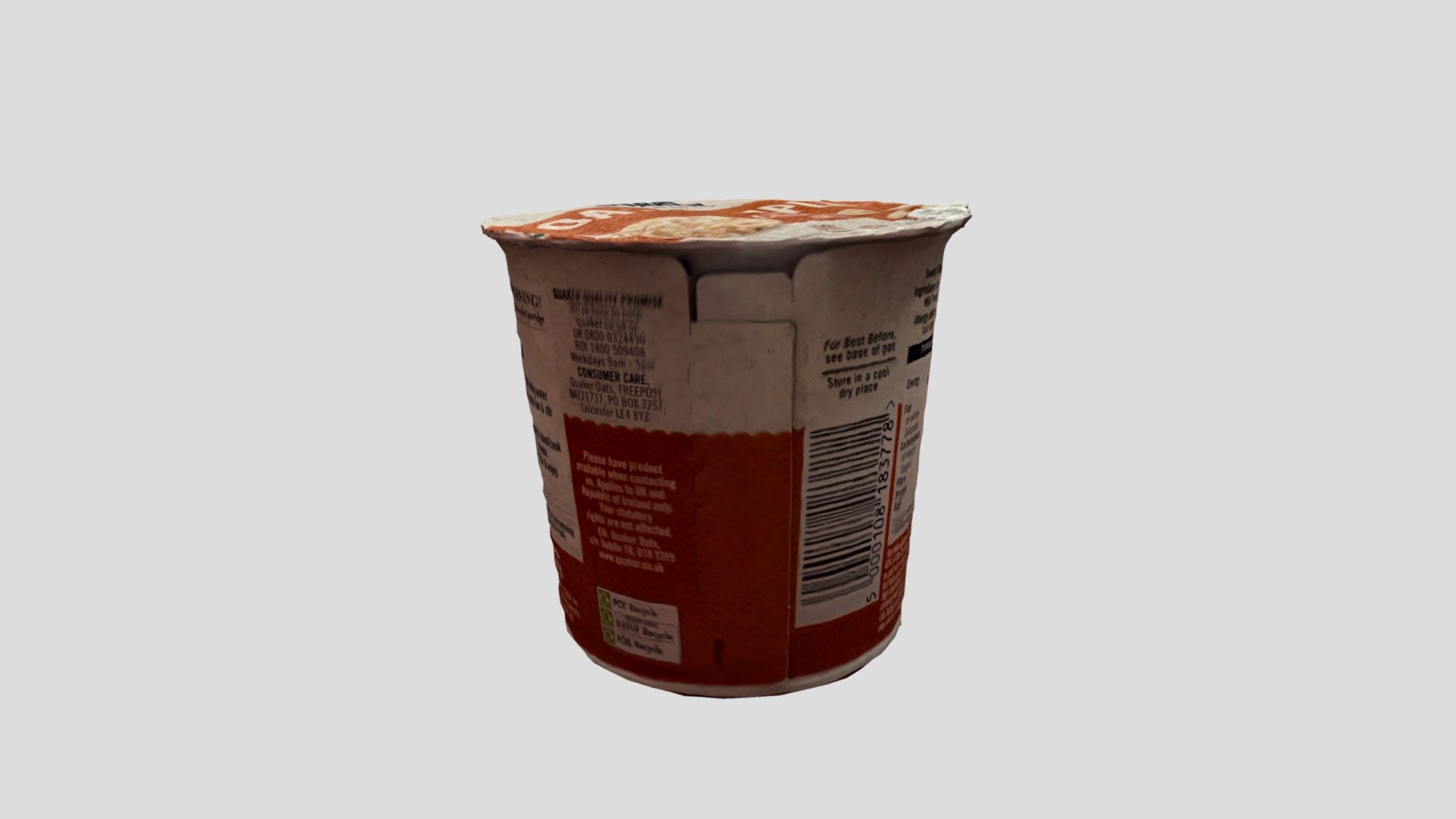 Quaker OATS SO SIMPLE - Sweet Cinnamon - Download Free 3D model by ORCS ...