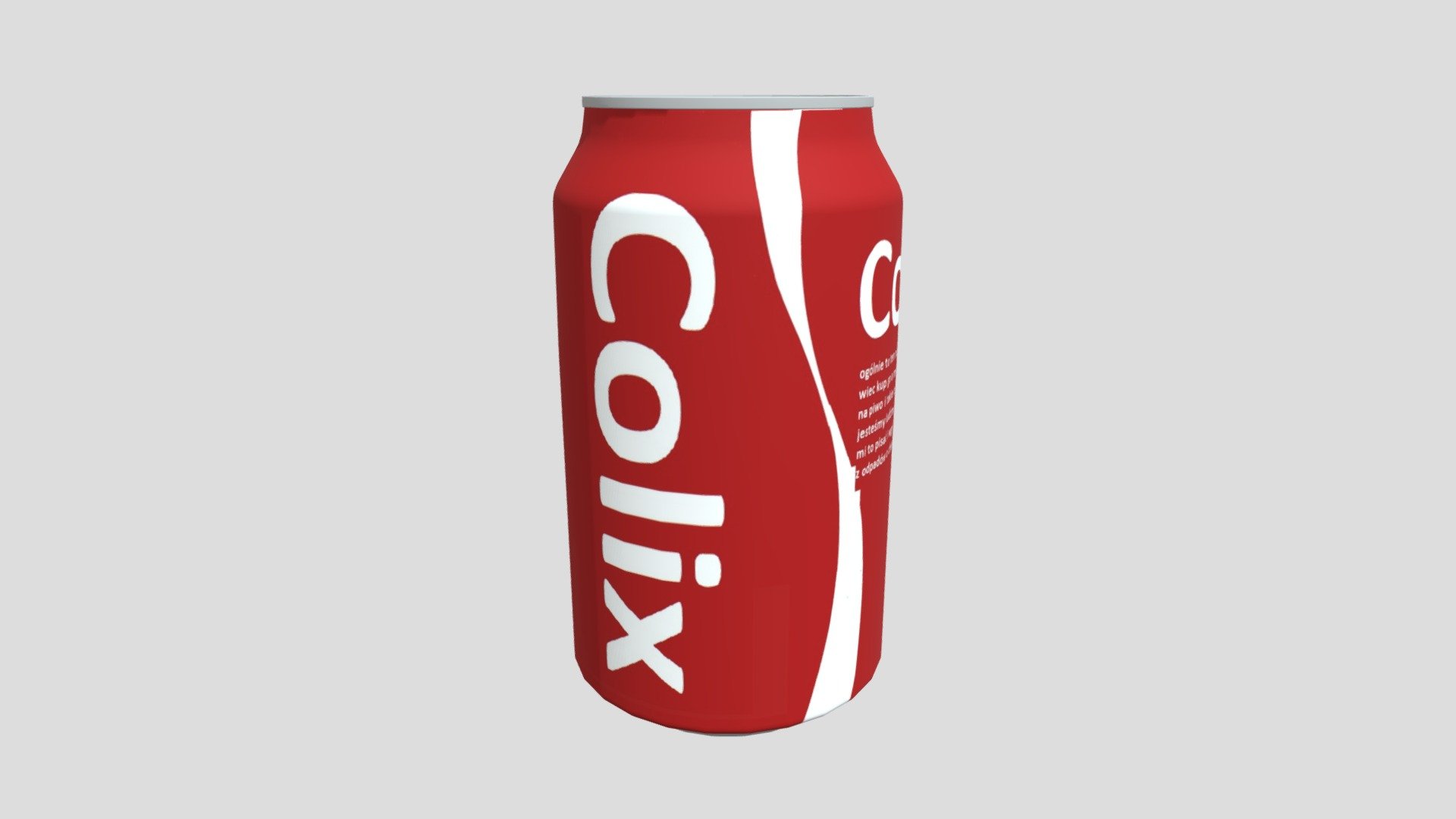 Napój Cola - "Colix" - Download Free 3D model by mcxxu (@kinetrik ...