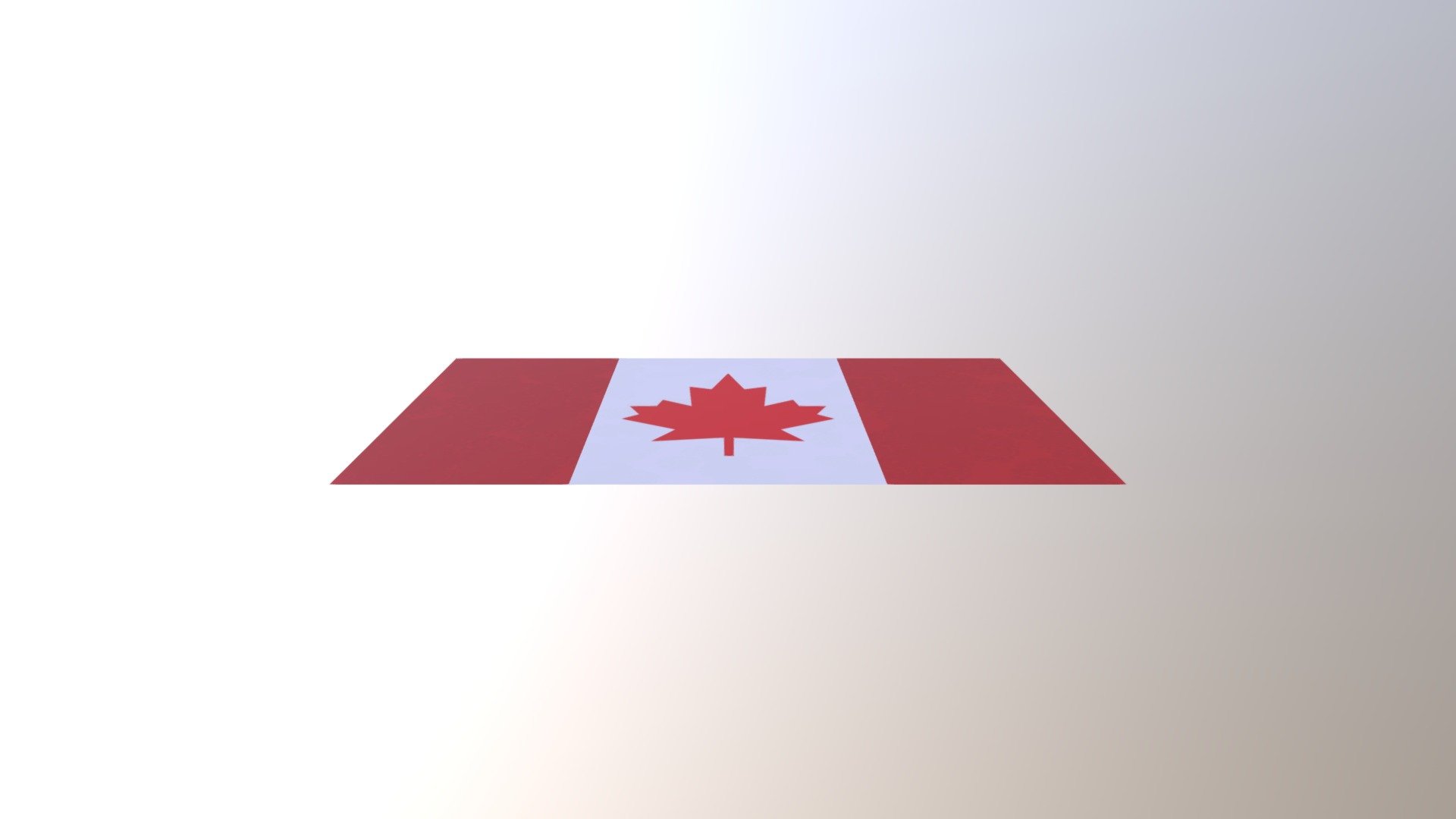 Canada Flag - 3D model by AL (@AL.Saints) [beb214c] - Sketchfab
