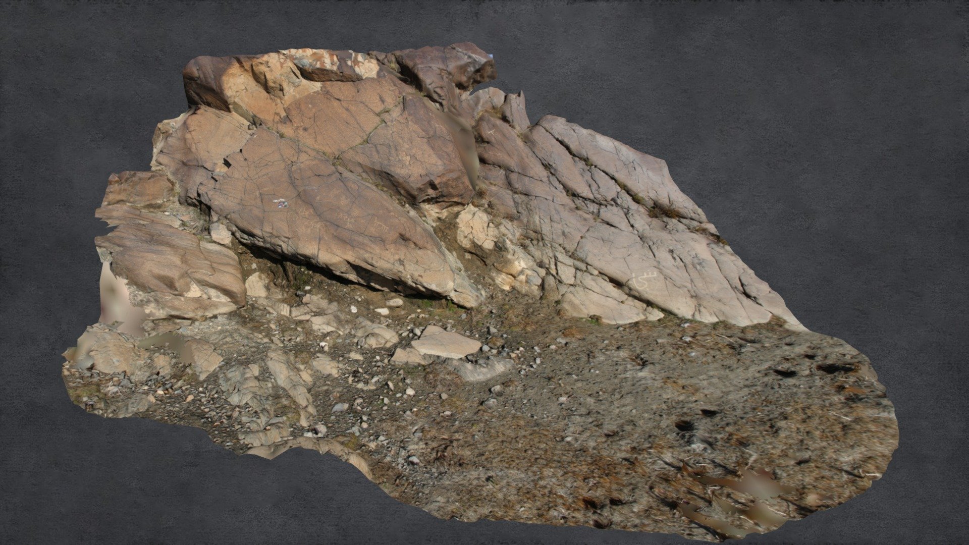 Rock Carving at Hodar Gah (Rock 30-04) - 3D model by cvlablums [beb9330 ...