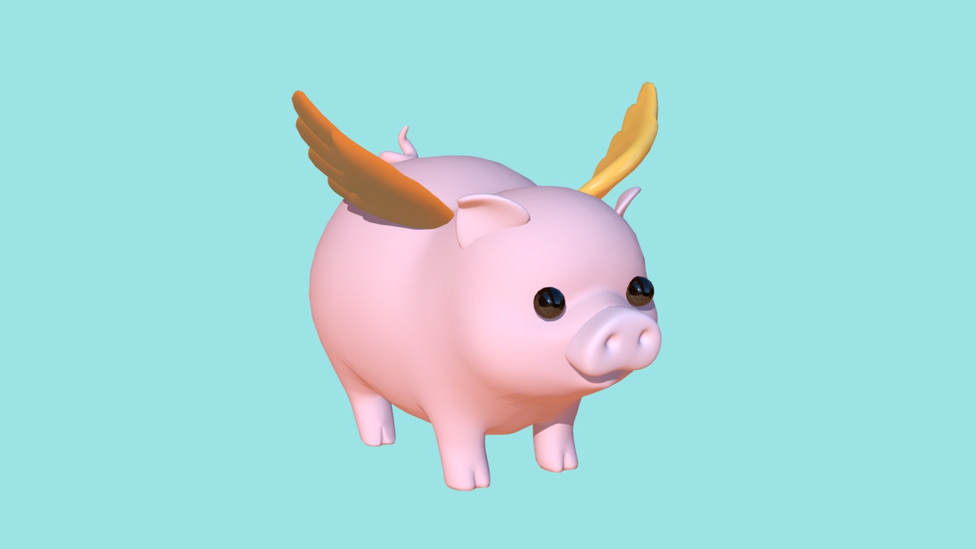 Siobhan Flying Pig V02 - 3D model by Siobhan (@siobhanensley) [beb9ae4 ...