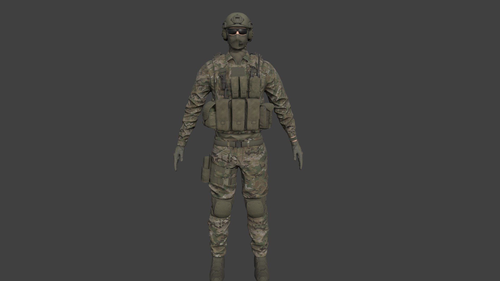 Soldier - 3D model by Imamrl [beba26c] - Sketchfab