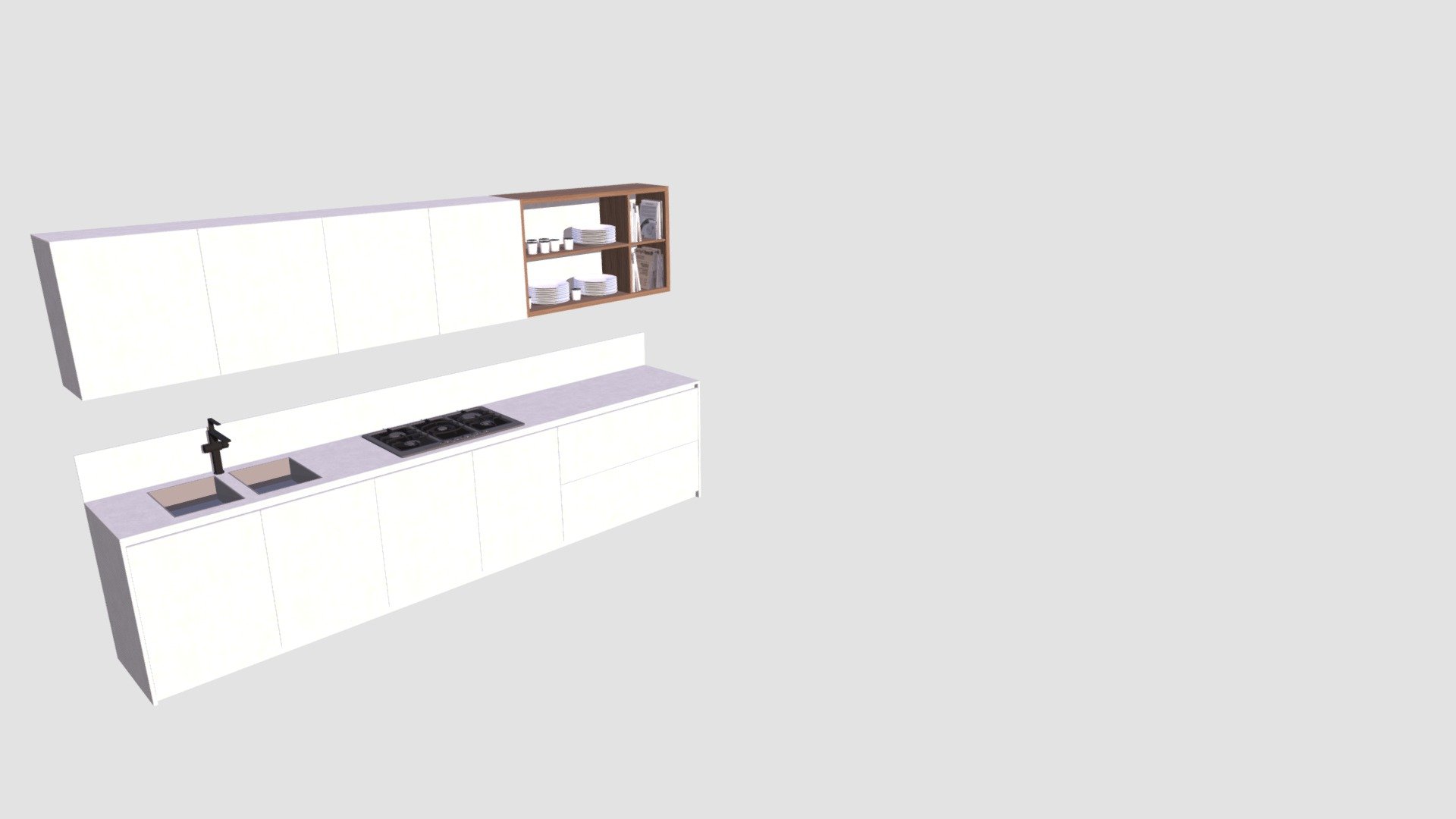 kitchen - Buy Royalty Free 3D model by Evermotion [beba43c] - Sketchfab ...