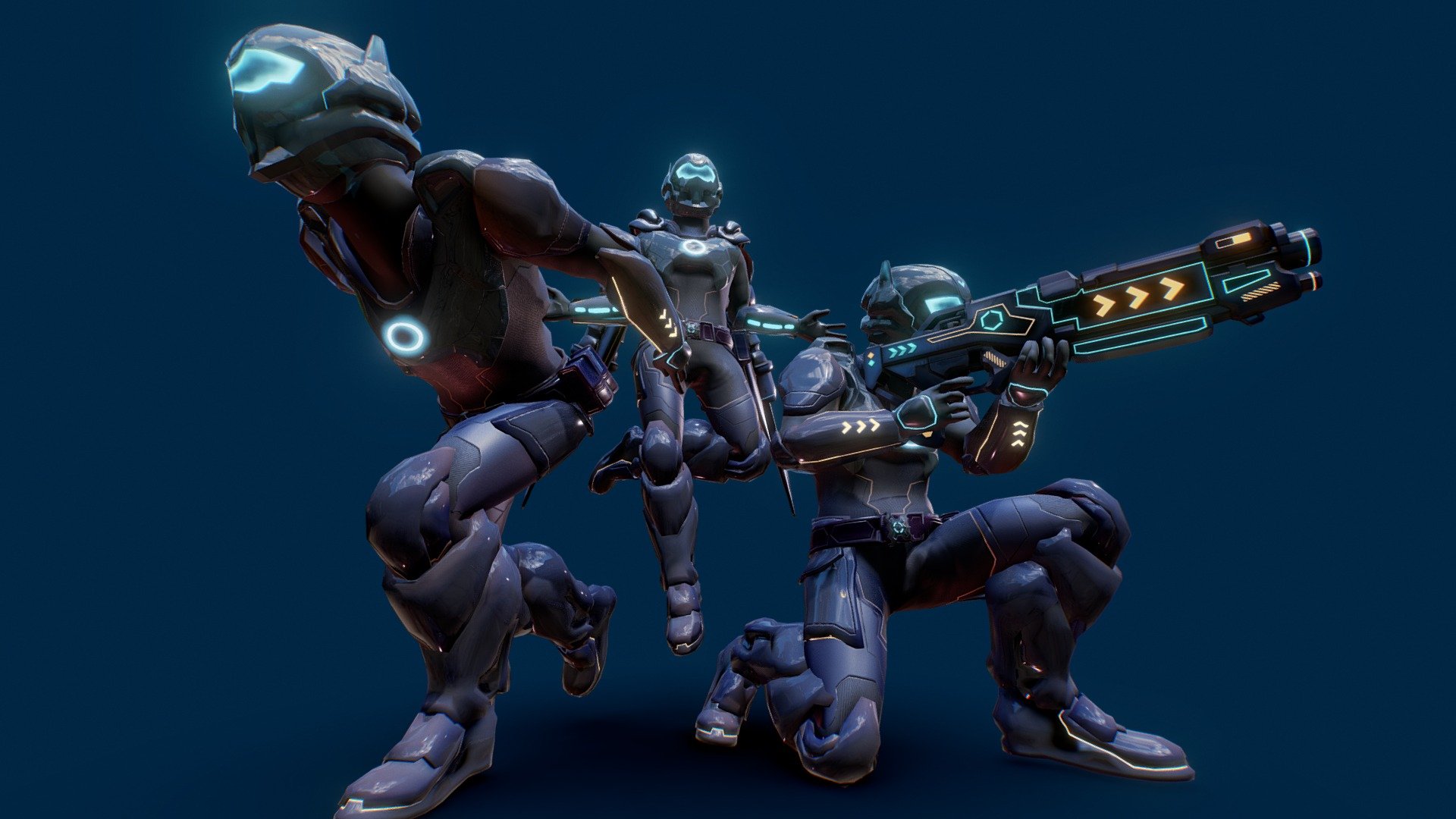 Nexus - Low Poly Sci-fi Character - Buy Royalty Free 3D model by ...