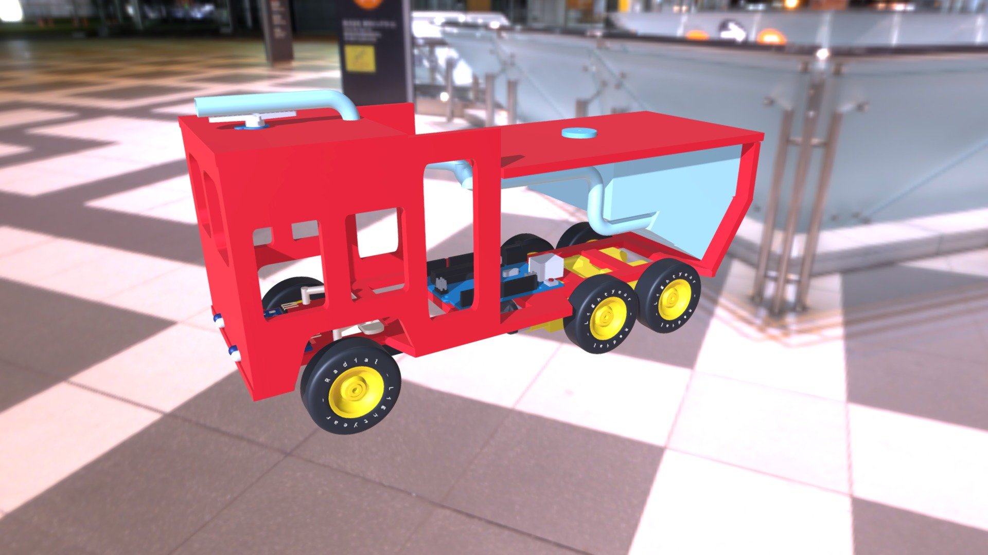 Fire brigade model - Download Free 3D model by Dhruv (@D0hruv) [bebdc69 ...