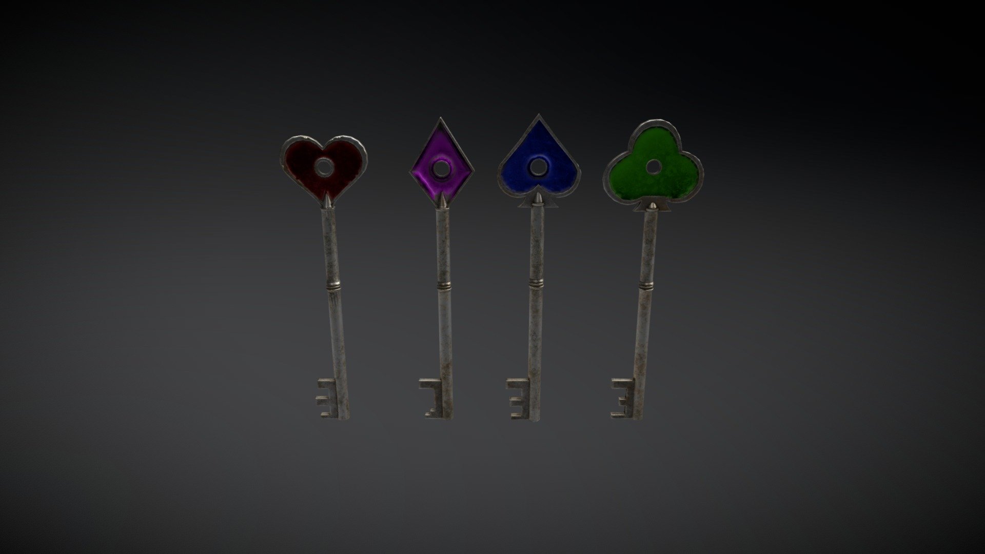 Themed Key Models - 3D model by SpeedTutor [bebe6ea] - Sketchfab