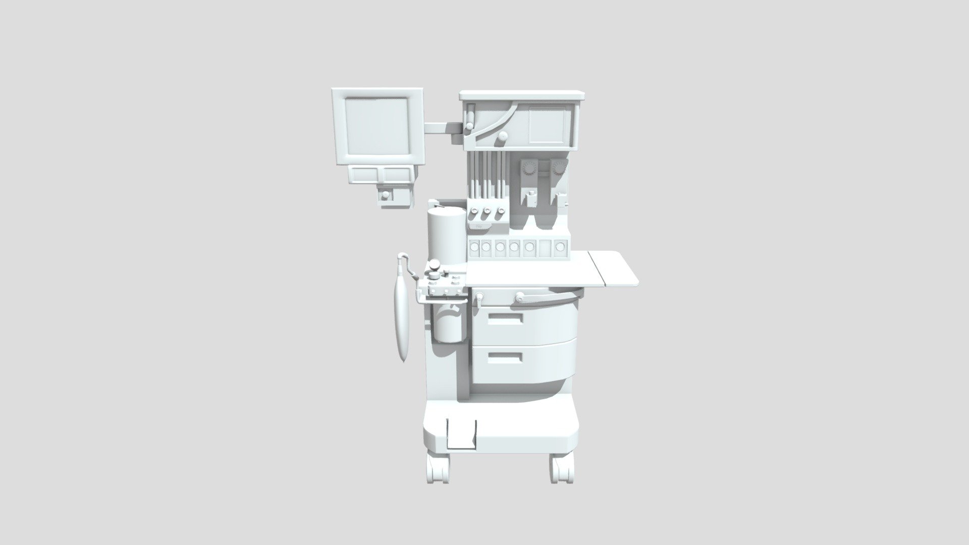 Anesthesia_Machine_FBX_Textures - 3D model by aerojg [bec0e7e] - Sketchfab
