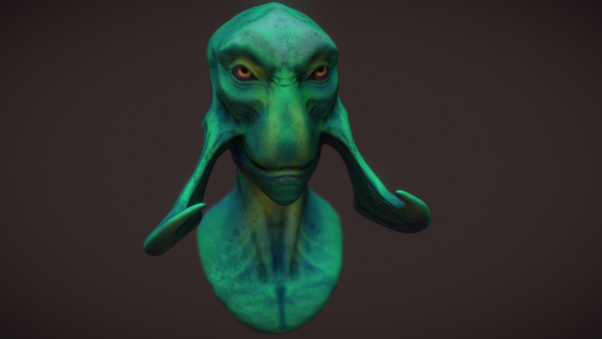 Alien low-poly - 3D model by Iggy3D [bec24bb] - Sketchfab