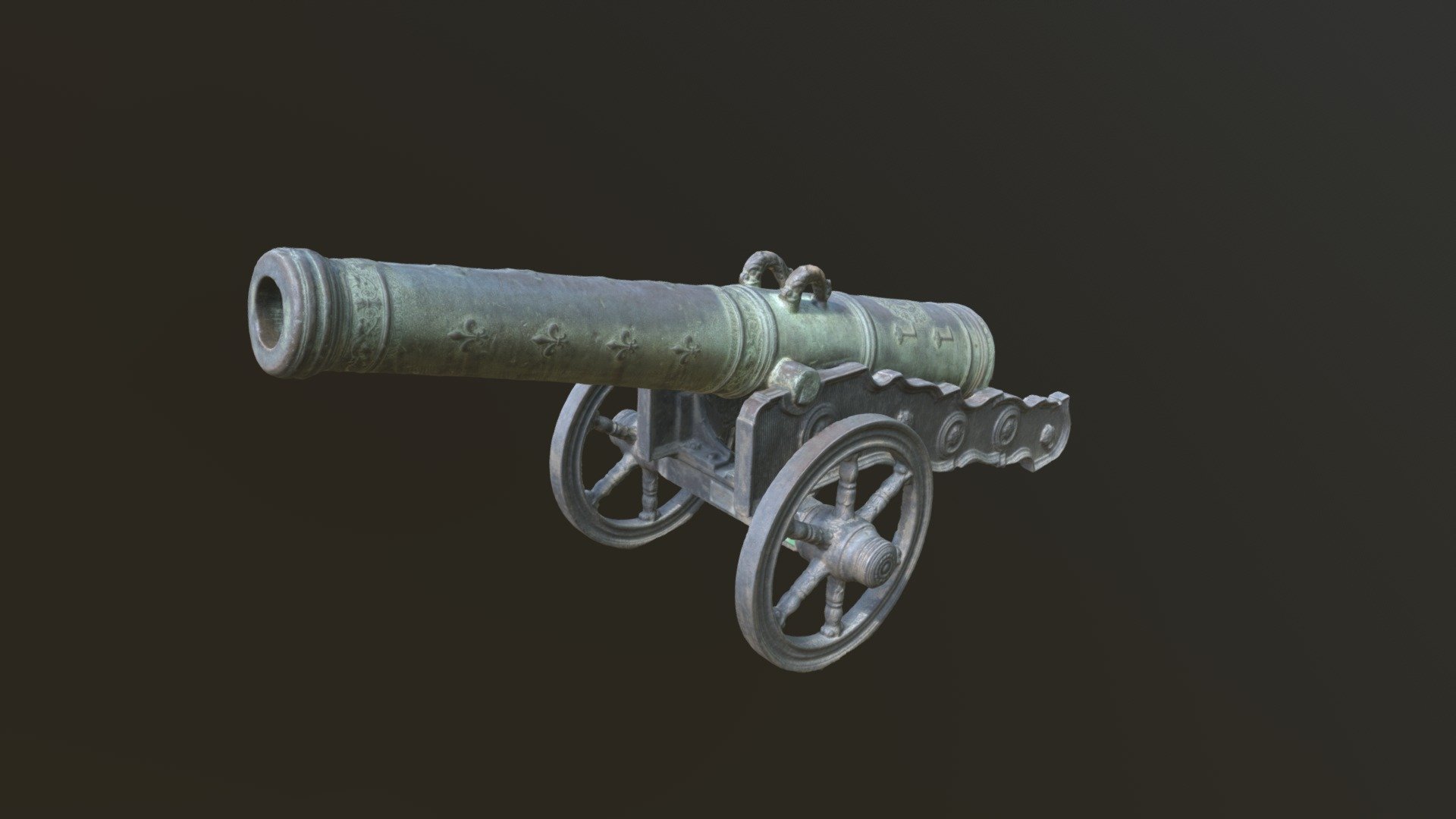 17th Century French Cannon - Download Free 3D model by Electric_SPb ...