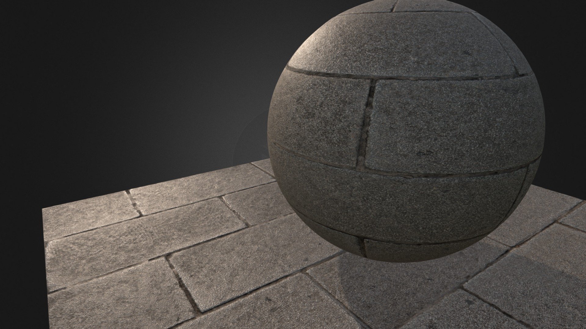 Granite stone floor material. - 3D model by Alexis Larrodé ...