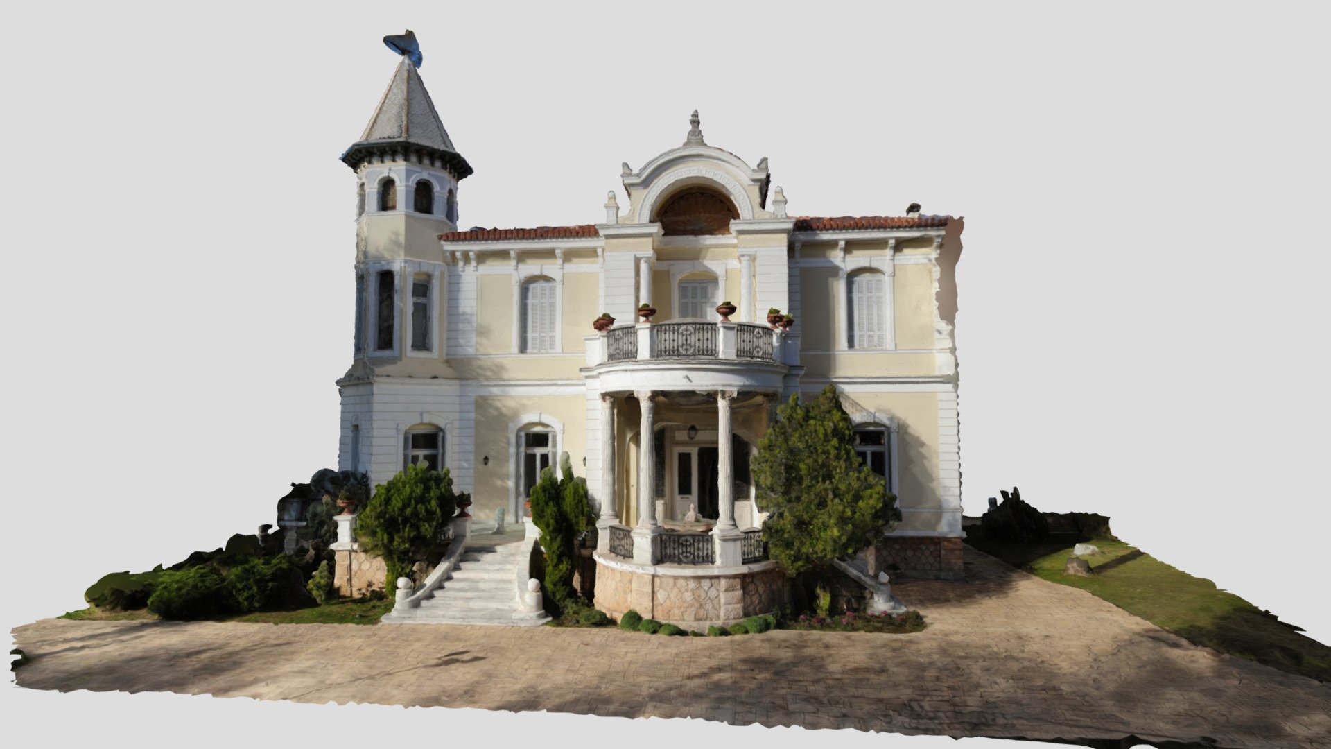 Mansion_3d_mesh - 3D model by Georgios Trichopoulos (@gtricho) [bec436c ...