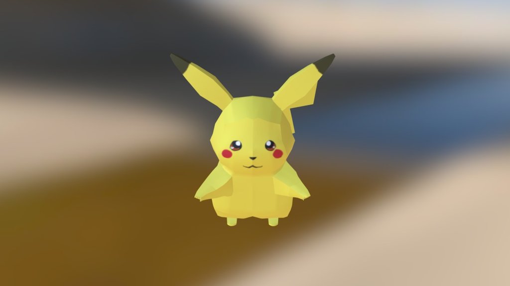 Pikachu - 3D model by Silvia Gómez (@silviagcapell) [bec4f68] - Sketchfab