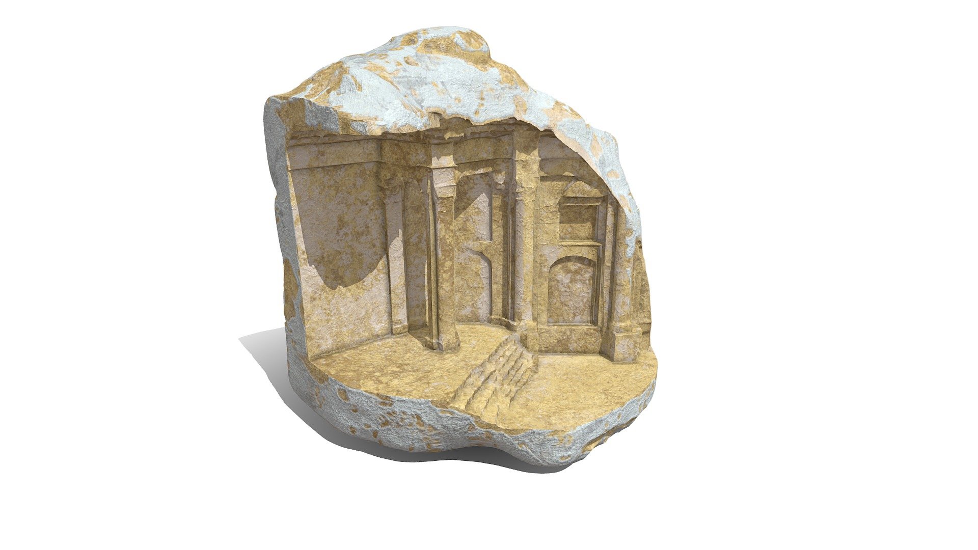Old Monastery Column Segment - Download Free 3D model by mohamedhussien ...
