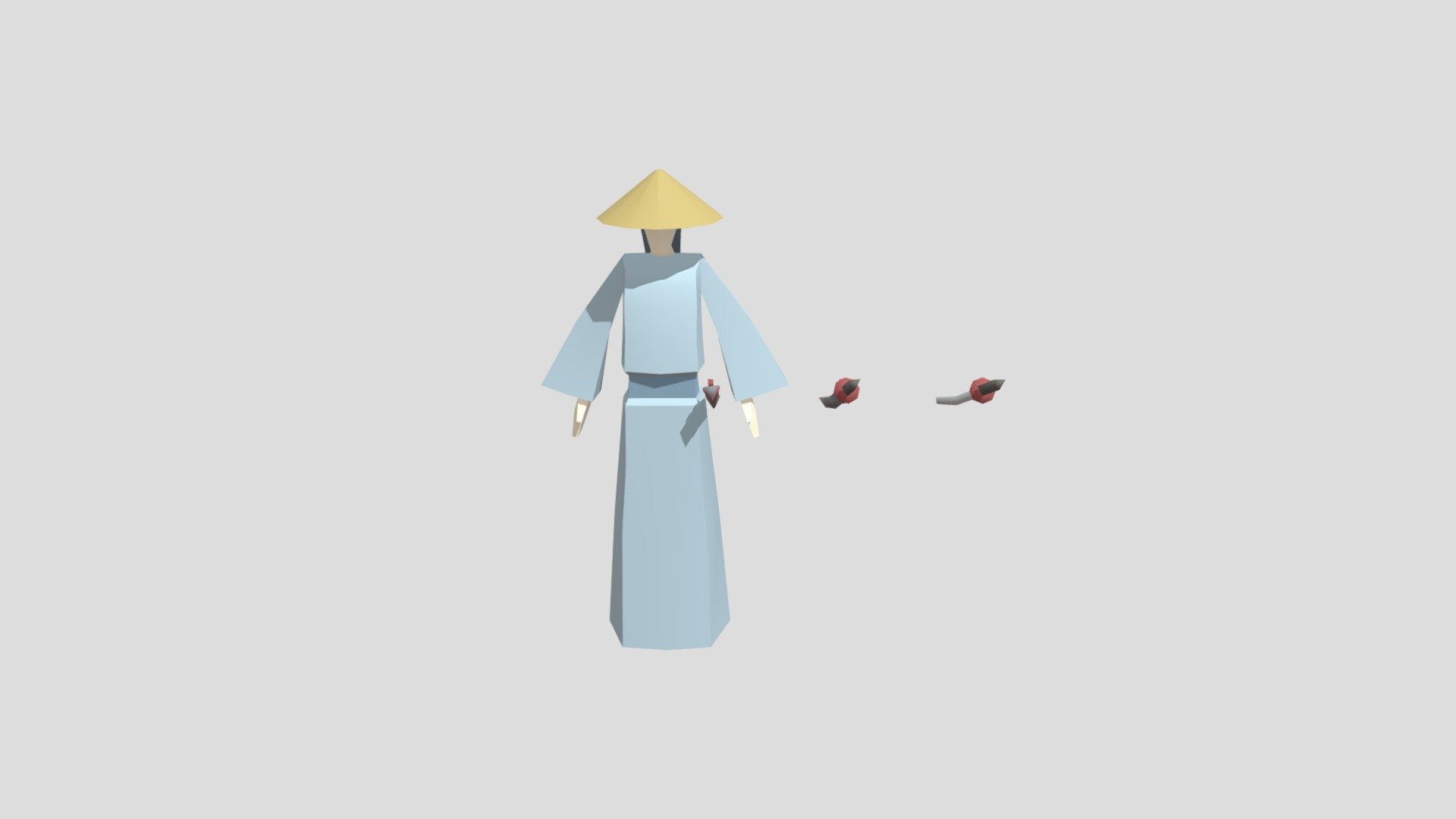 Low Poly Samurai - Download Free 3D model by Karlo (@Karlo929) [bec50fd ...