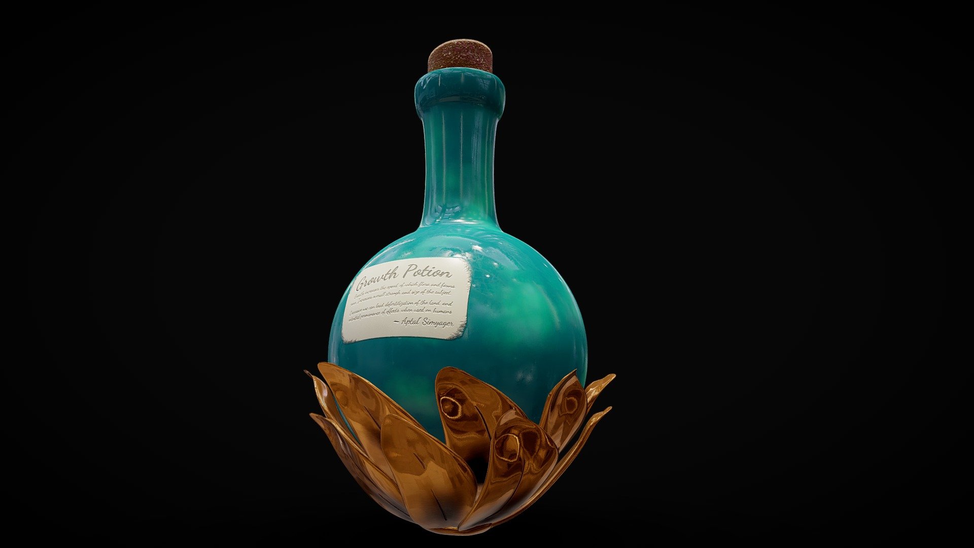 Growth Potion - 3D model by Maxwell Walton (@MaxwellWalton) [bec6a43 ...