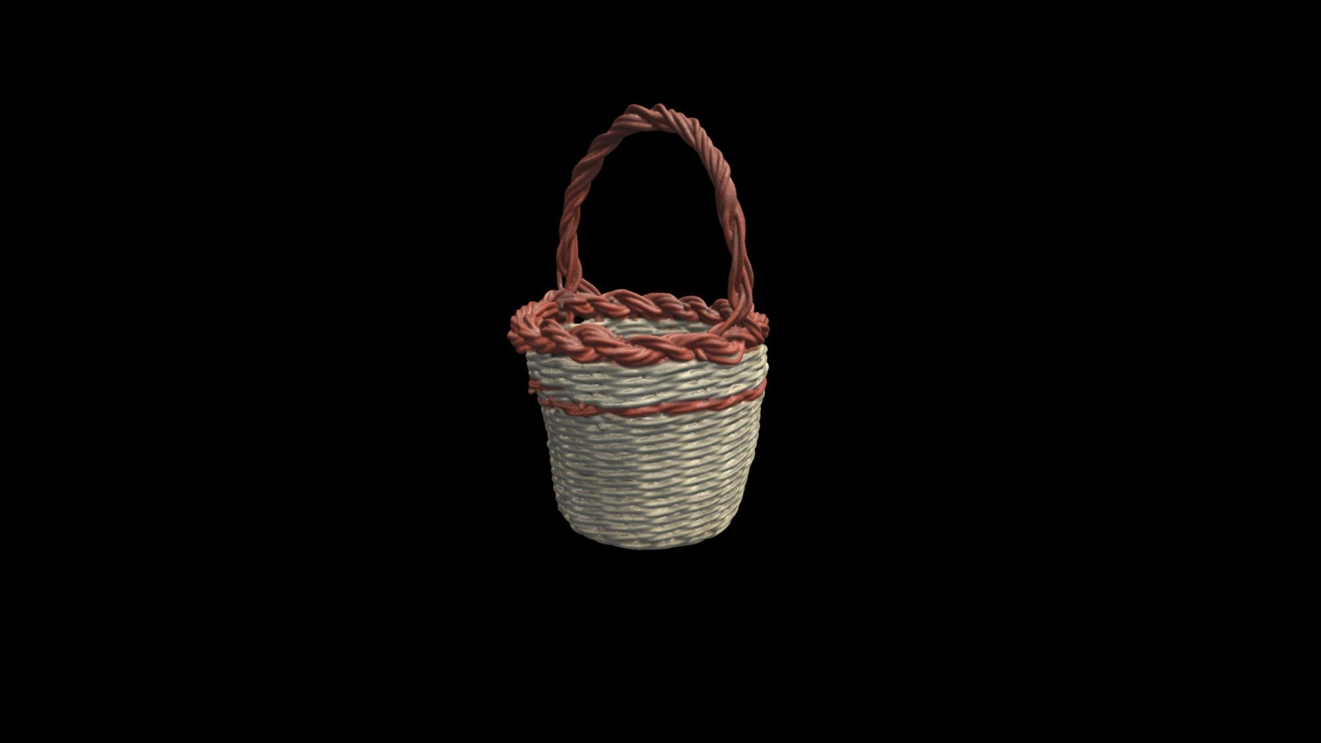 Hand Woven Miniature Maltese Basket - Download Free 3D model by ...