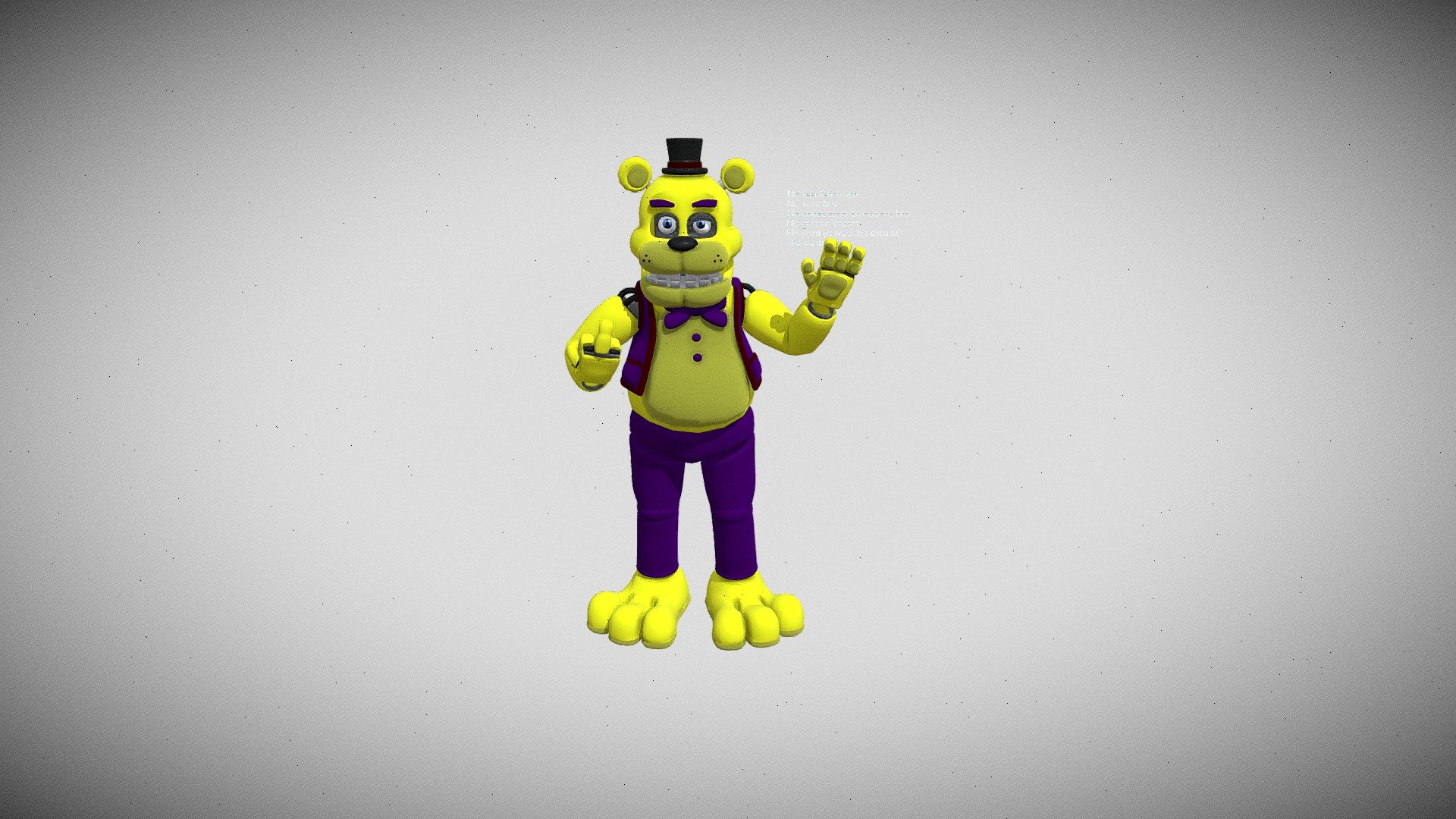 Fnaf-plus-freddy-v1 - 3D model by Fazbear Entertainment (@shane.bevins ...