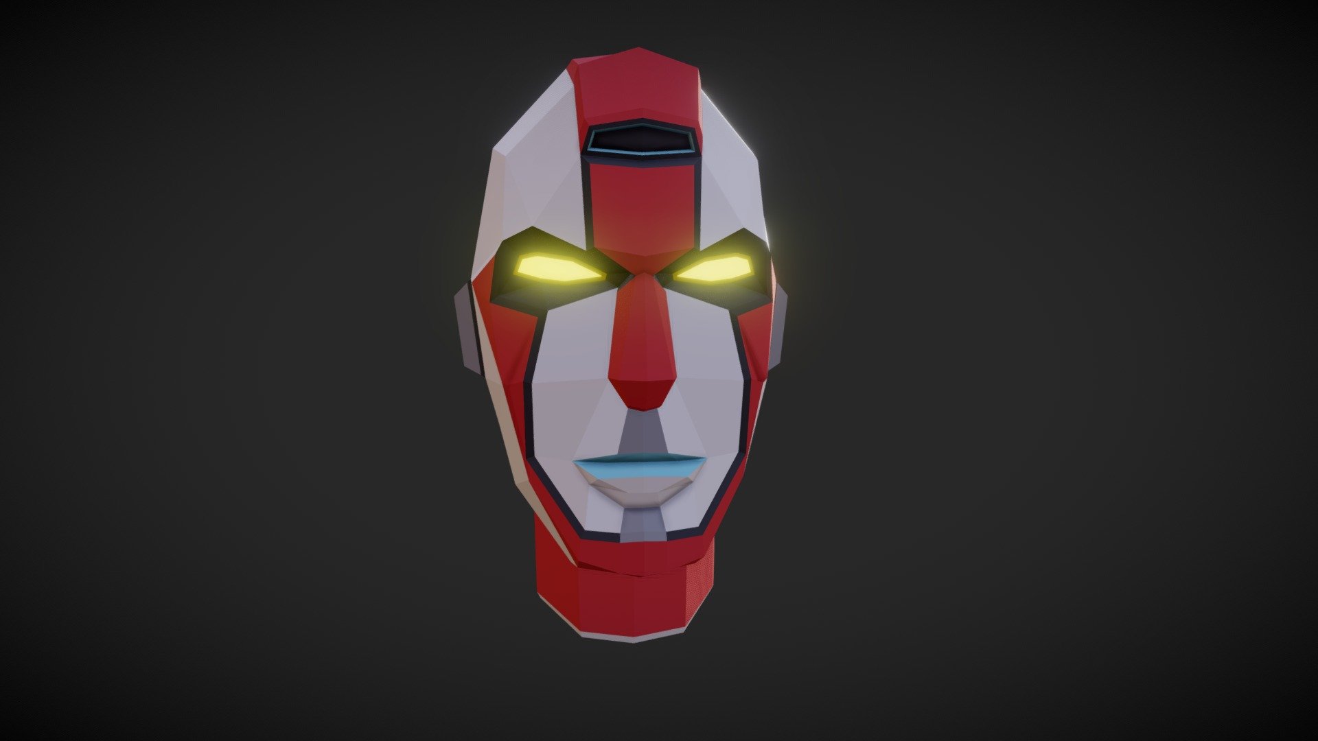 Robot Head WIP - Download Free 3D model by P3TroV [becc5ec] - Sketchfab