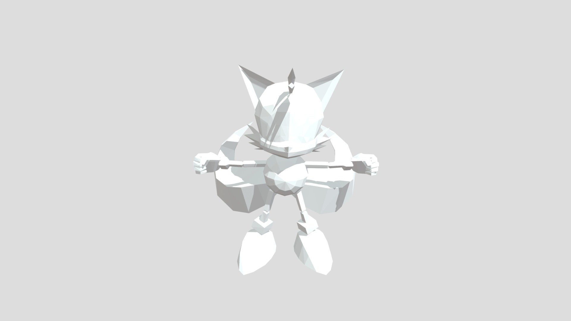 Low-poly Tails - Download Free 3D model by mynelo04 [becd233] - Sketchfab