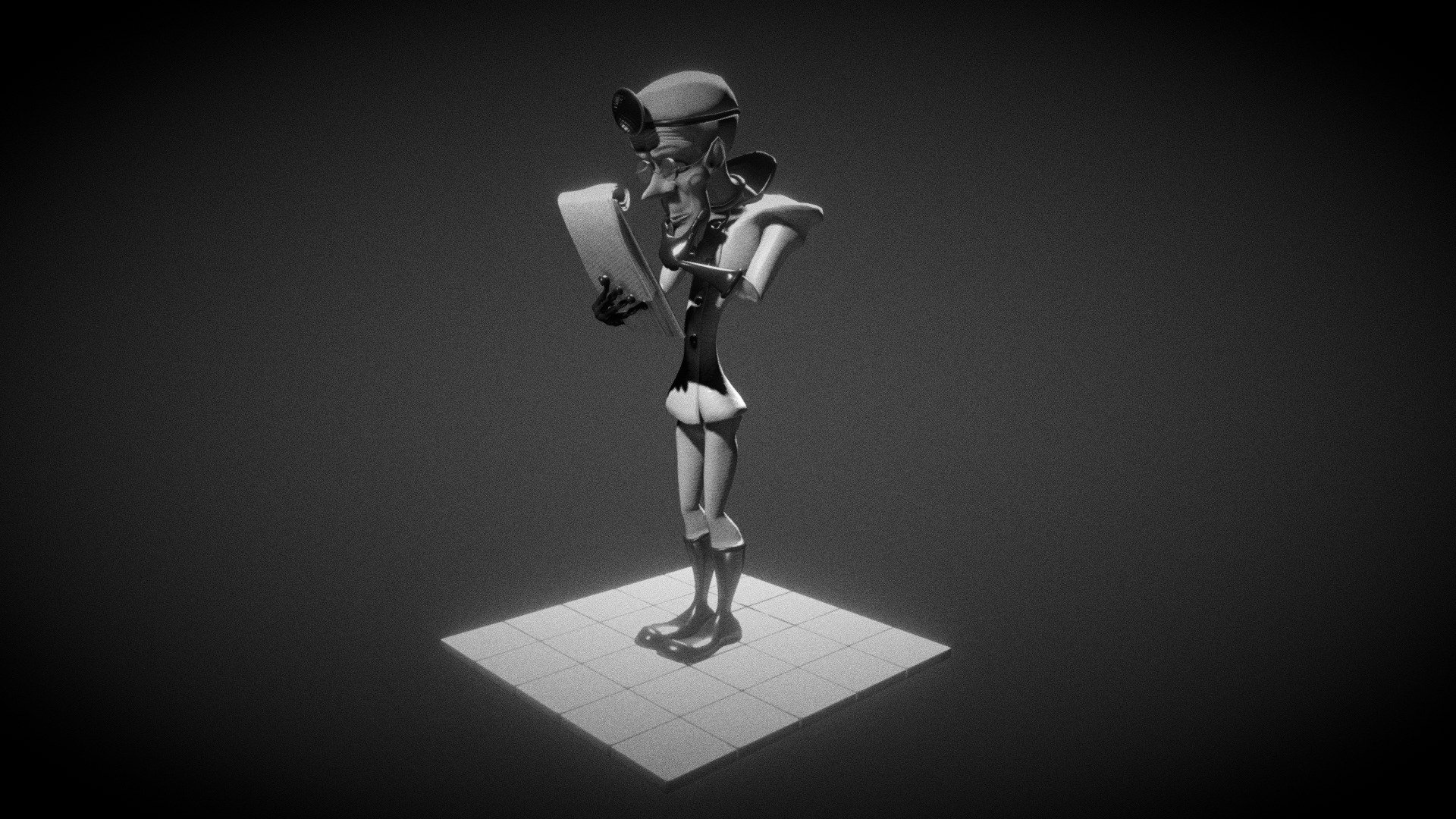 Mad Professor - 3D model by Niels Philipsen (@n.philipsen) [bece6b0 ...