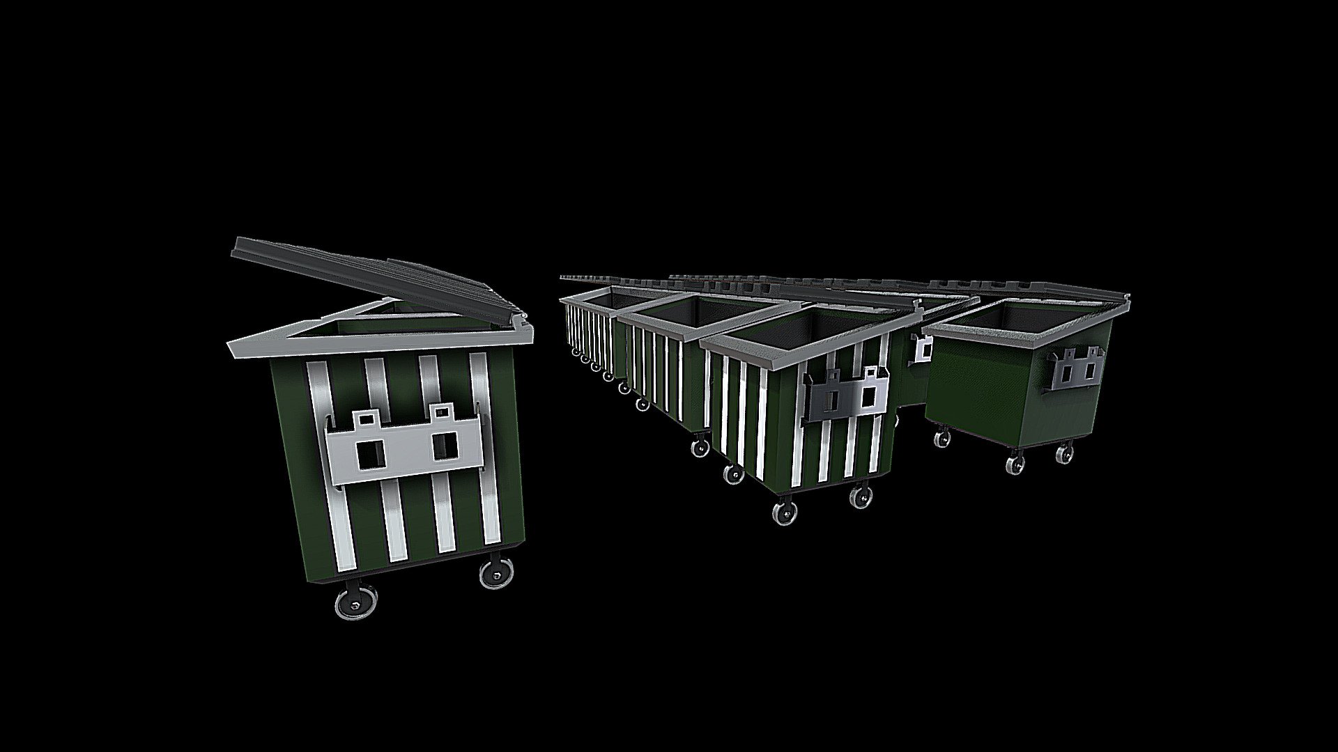 Waste Bin - Download Free 3D model by Invictus fulgur (@Invictus_fulgur ...