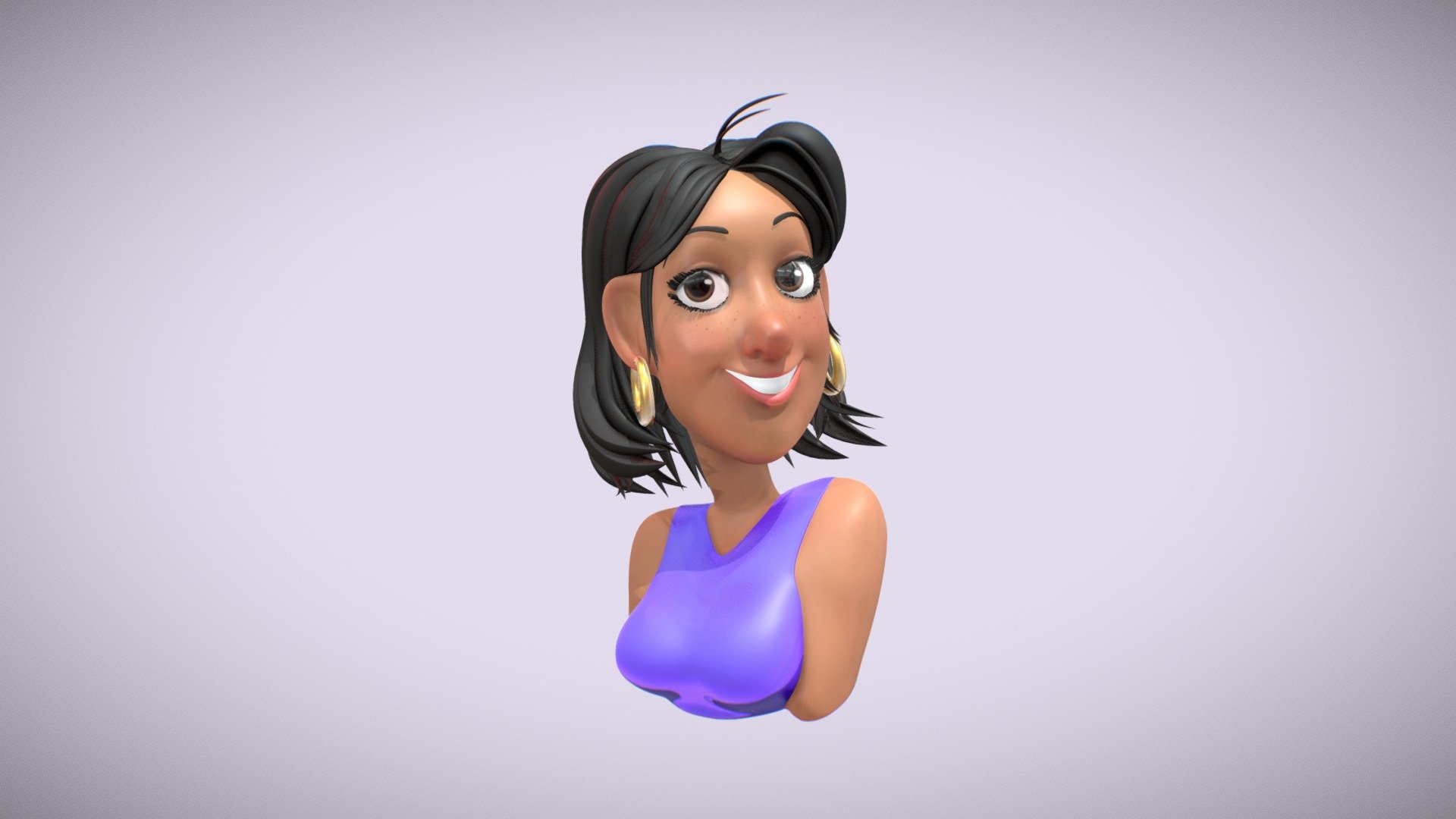 Cartoon head 01 - 3D model by serpegatto [becf70c] - Sketchfab