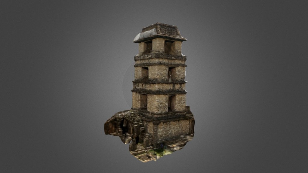 Observatorio Maya/Mayan Observatory - Download Free 3D model by Daniel ...