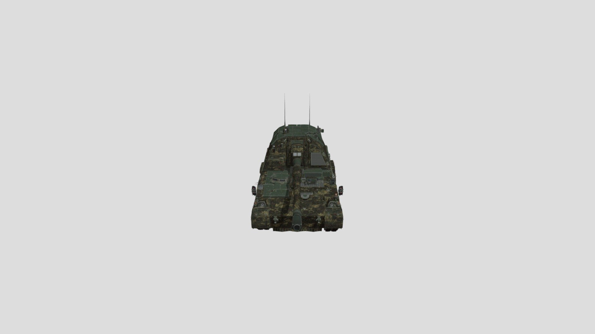 PzH 2000HU (War Thunder) Remodel - Download Free 3D model by ...