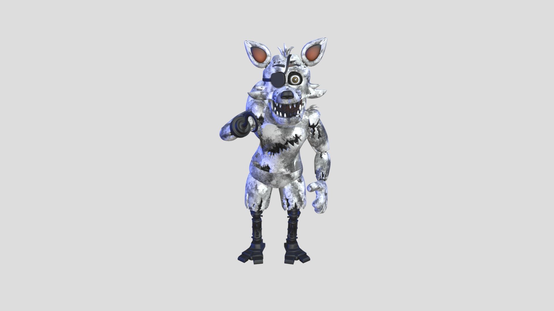Classic Broken Foxy - Download Free 3D model by AngelGamer1411 [bed6cc1 ...