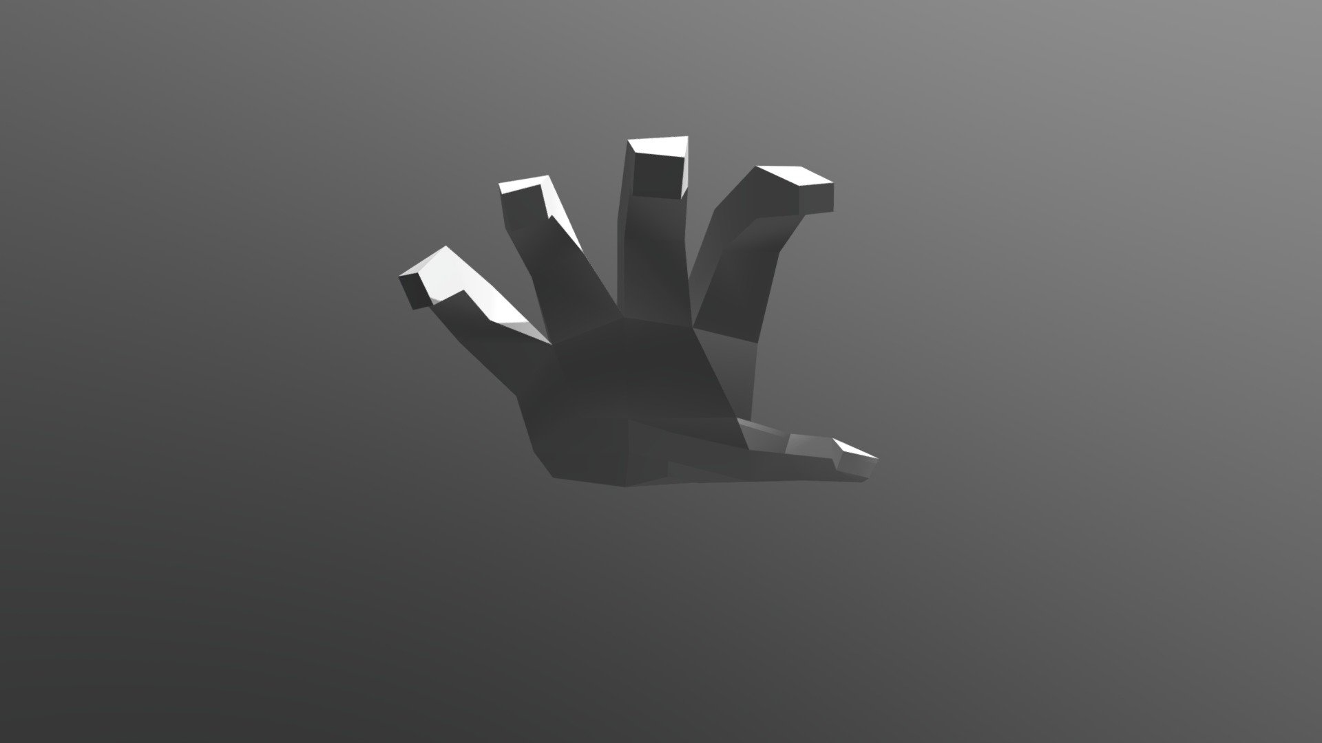 Hand low poly - 3D model by Valairen [bed7bef] - Sketchfab