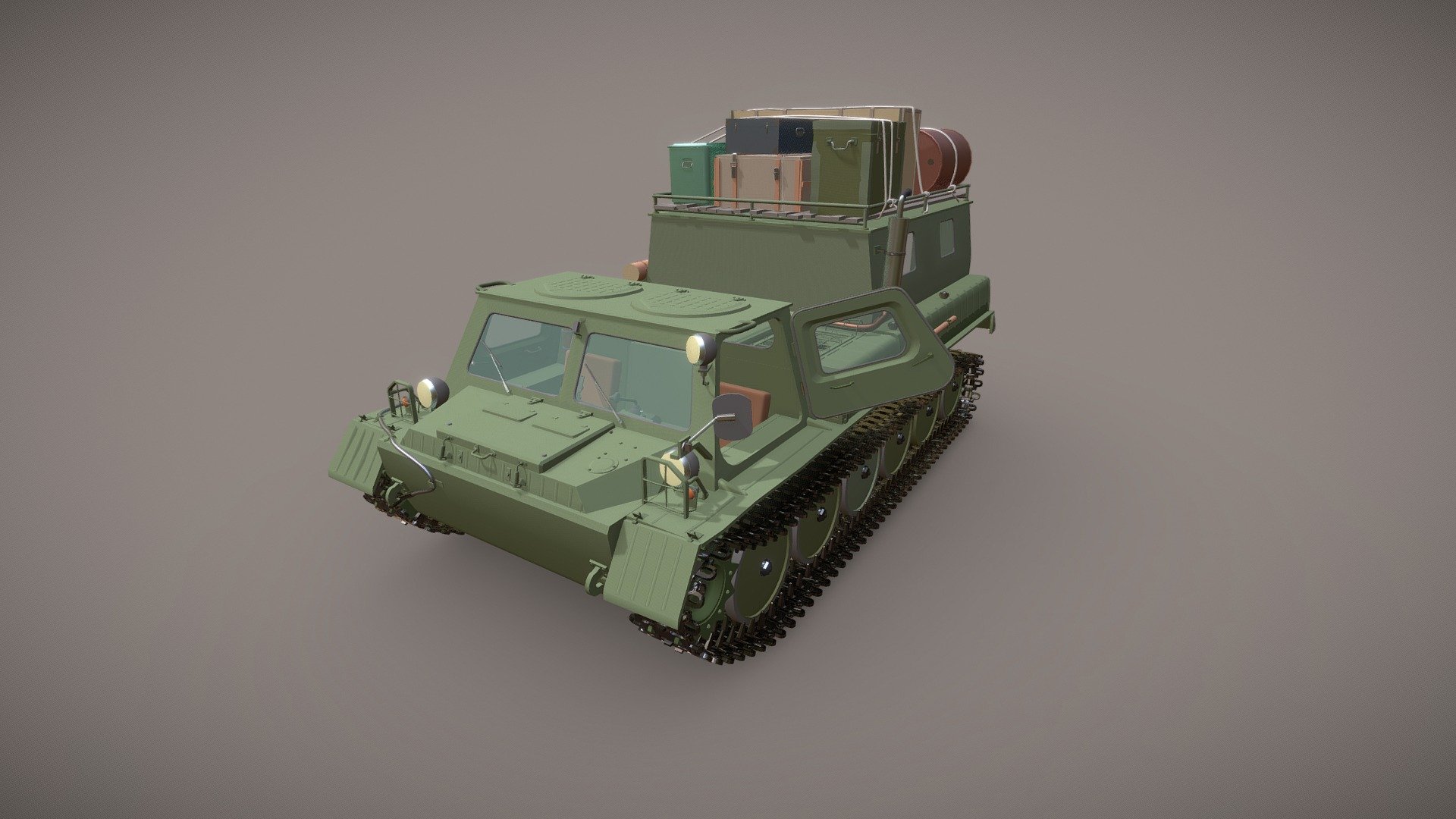 Gazushka(gaz-71)_draft - 3D model by Koalas [bed88a2] - Sketchfab