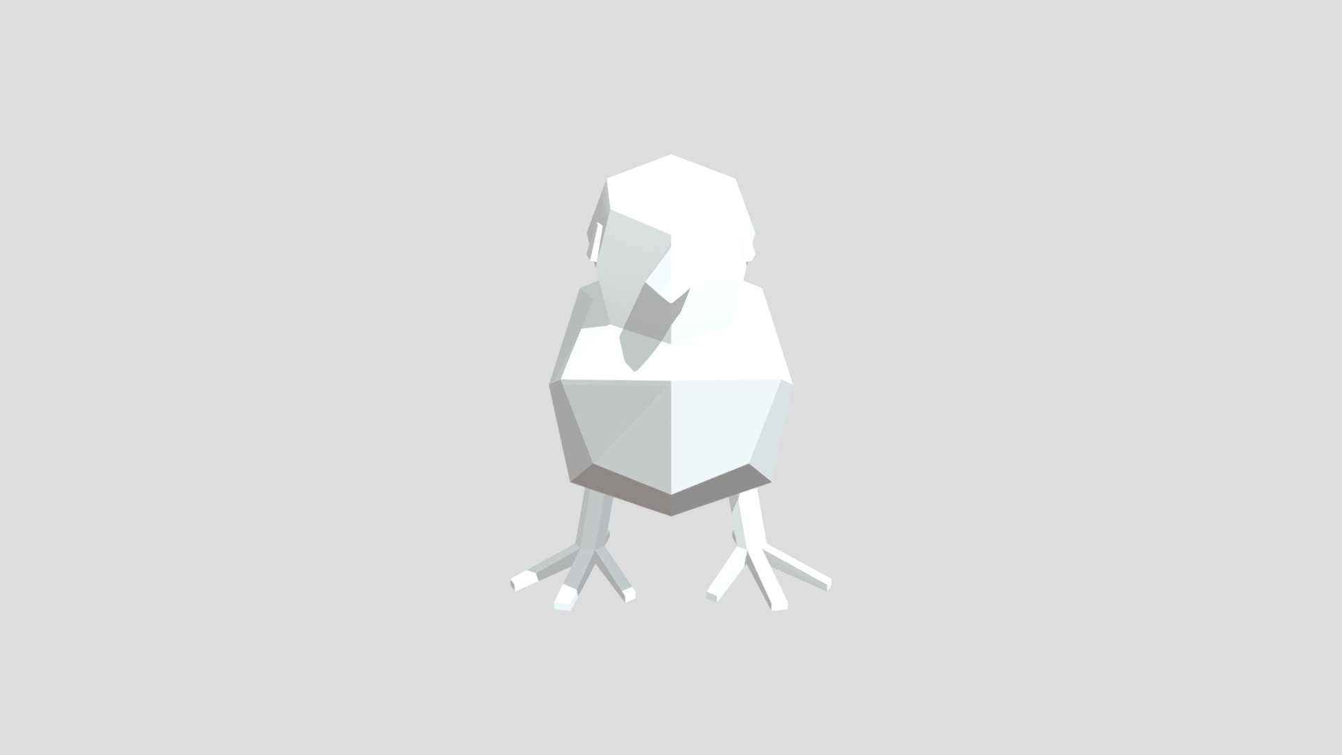 Chick from Poly by Google - Download Free 3D model by IronEqual (@ie ...