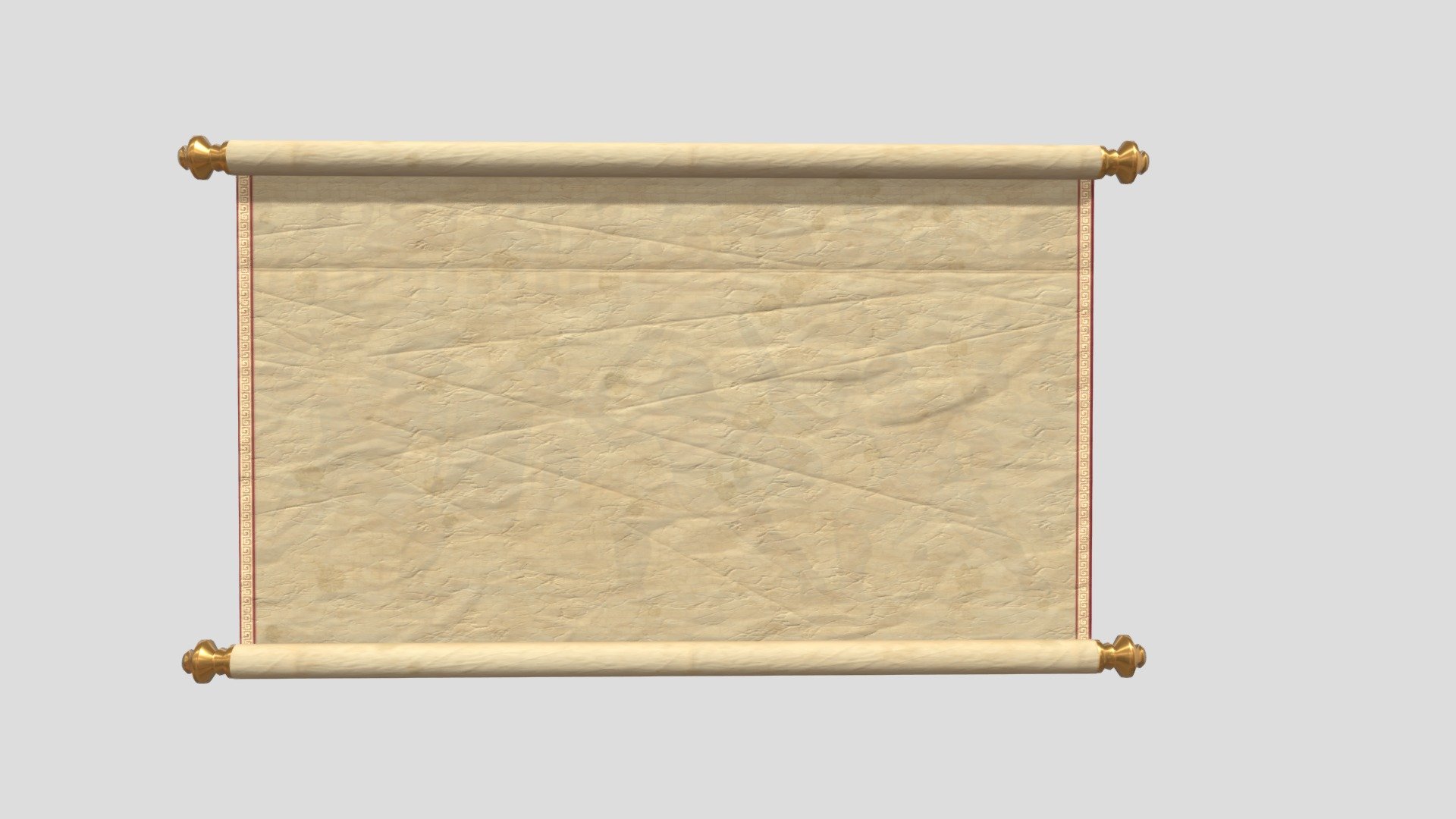 Parchment Scroll - 3D model by mkaanzturk (@mkaanztrk) [bed90cc ...
