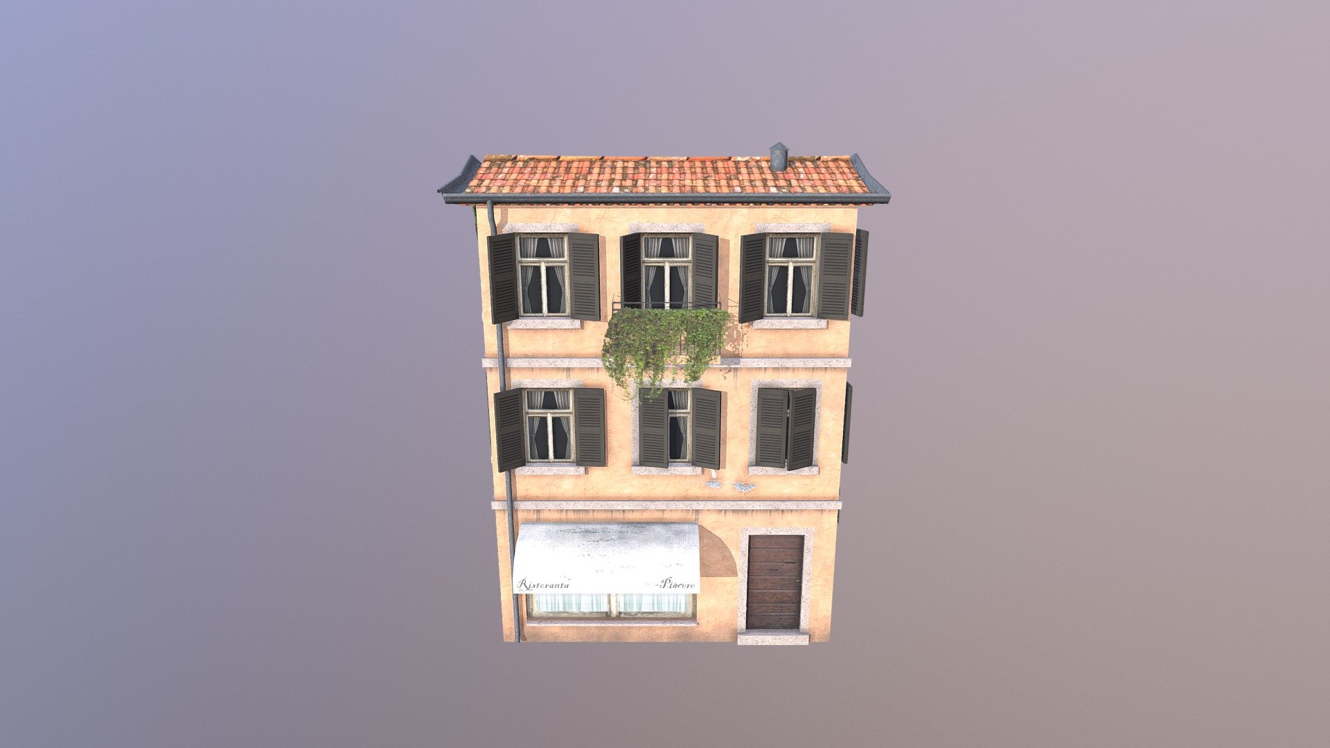 Low Poly Restaurant - 3D model by Cyriel De Jonghe (@CyrielD) [bed9a80 ...
