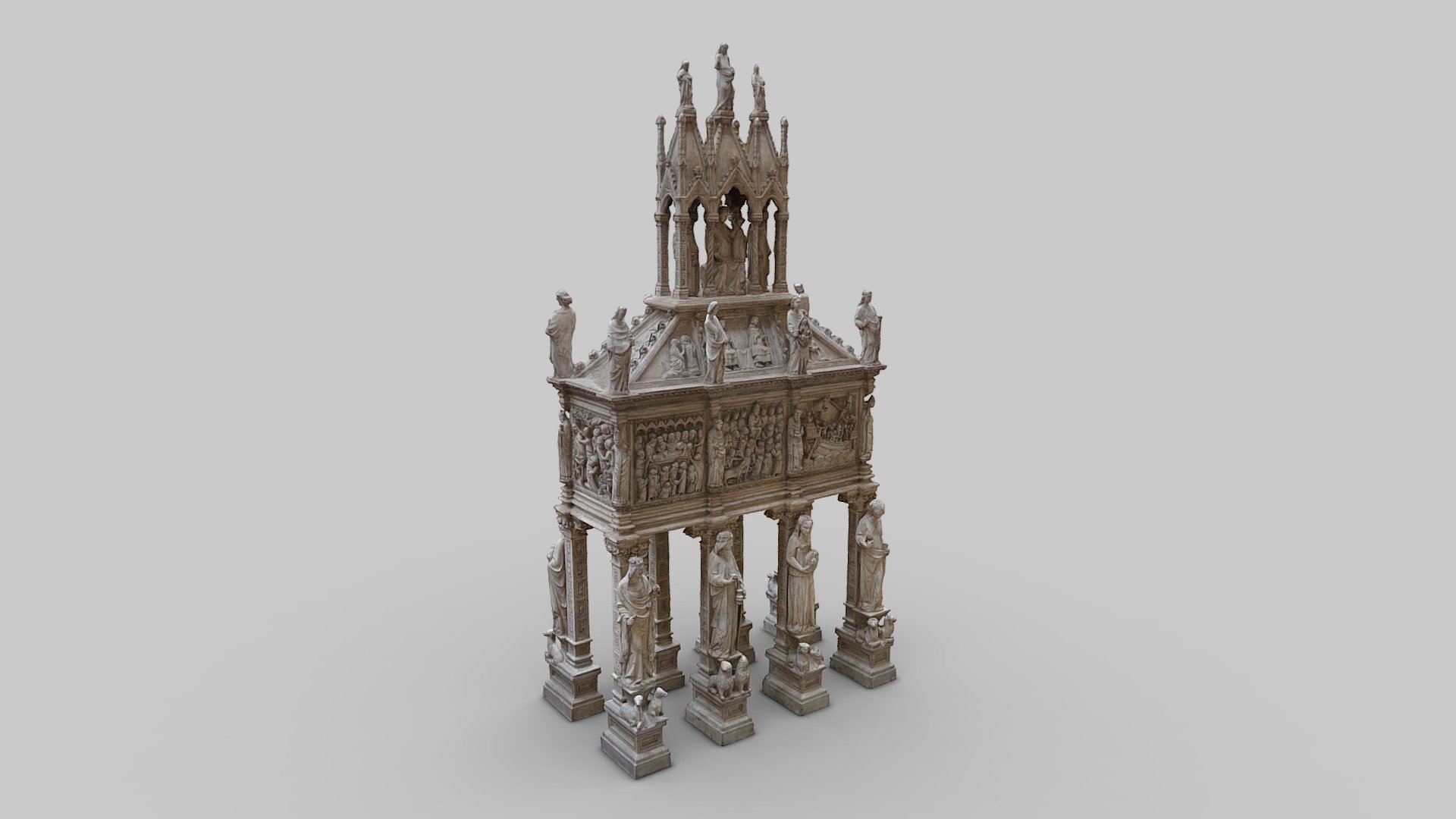 Tomb Of St Peter Martyr Cast - 3D model by artfletch [bed9bcd] - Sketchfab