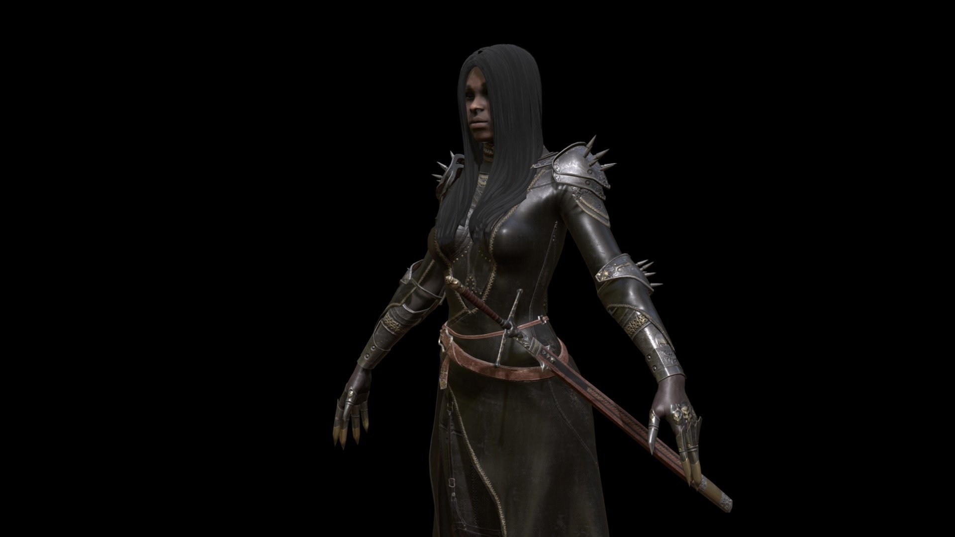 Dark Lady - Buy Royalty Free 3D model by dremorn [beda35e] - Sketchfab ...