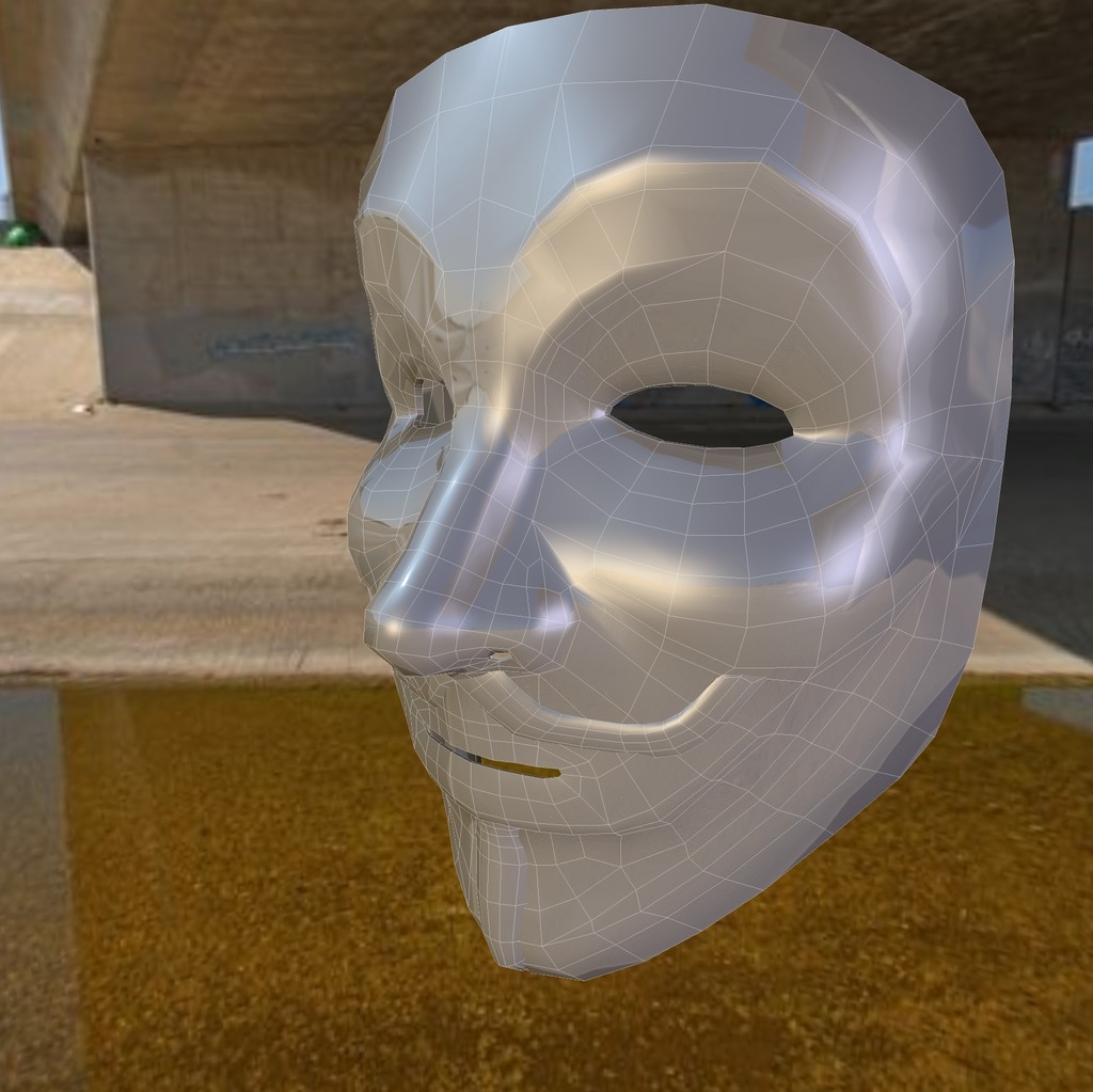 V Mask - 3D model by BenNolan [bedae59] - Sketchfab