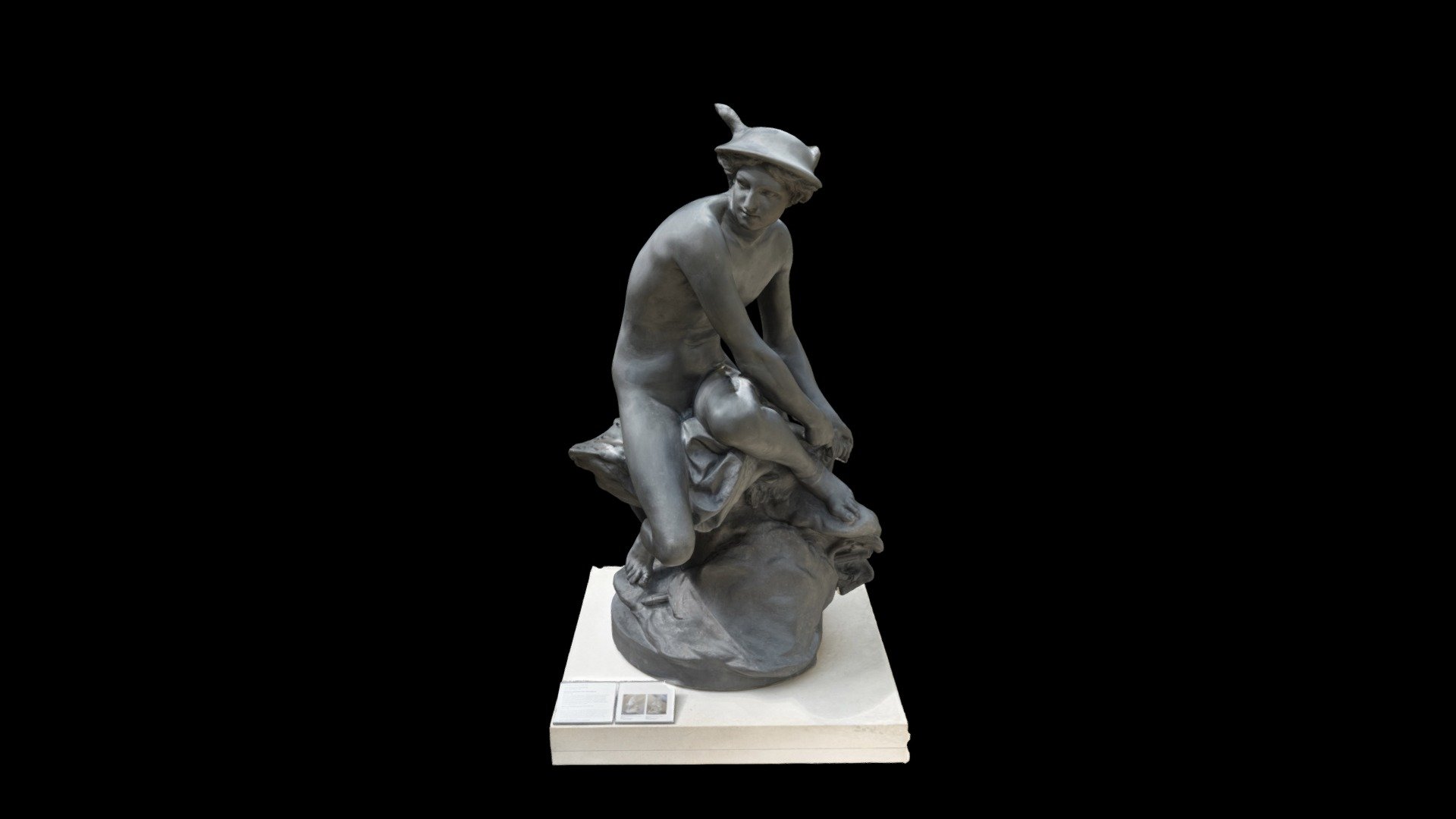 Mercury Fastening his Heel-wings - 3D model by godardparis [bedba52 ...