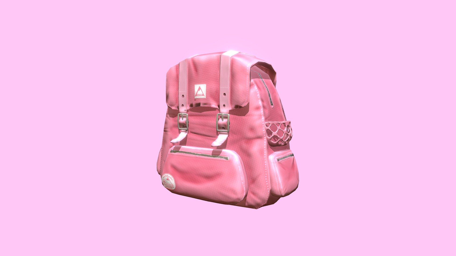 Camping Pink Backpack - 3D model by JanaB (@JanaB_) [bedba69] - Sketchfab