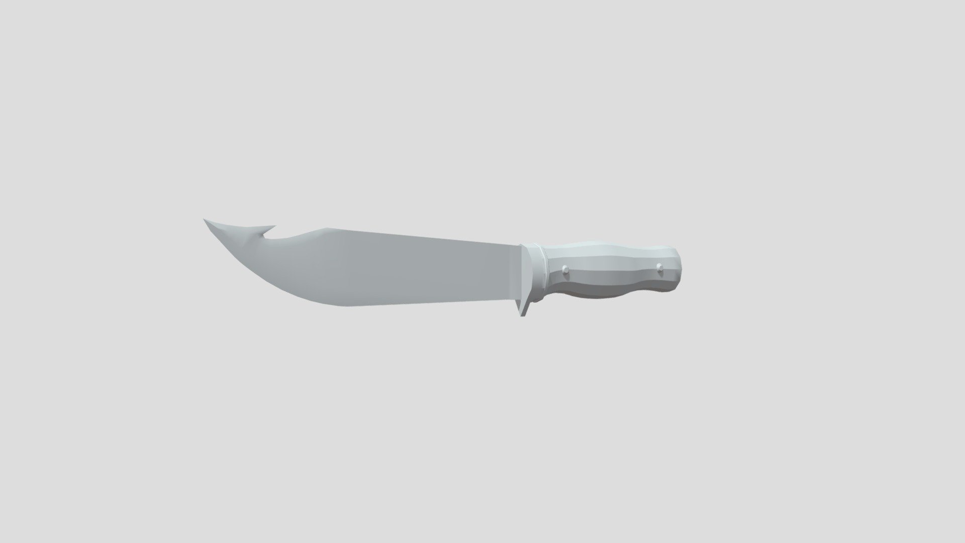 LowPoly T Knife - Untextured. - 3D model by harrisonparfit [beddc16 ...