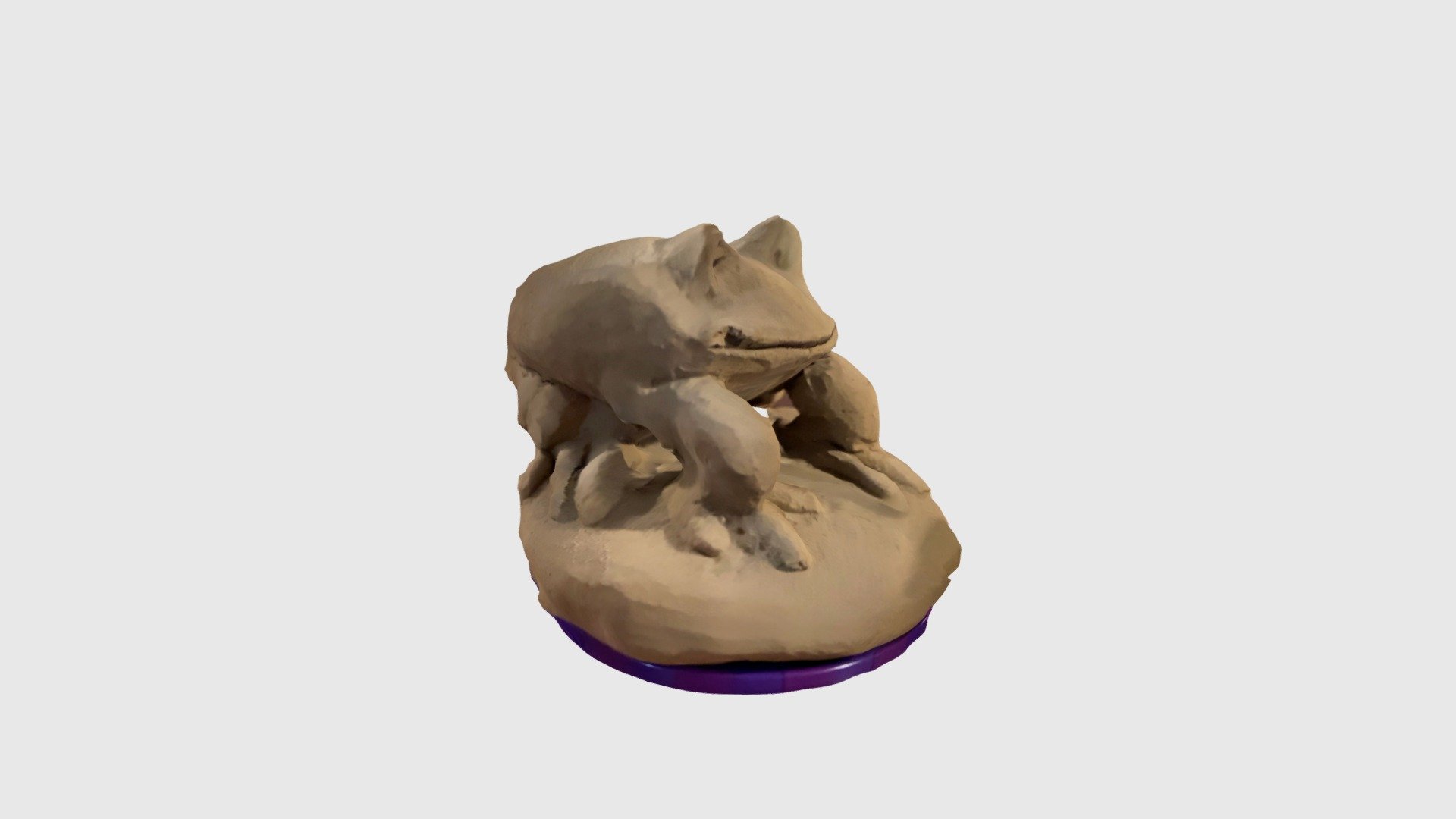Clay frog OC - Download Free 3D model by zenwalkr [beddeb5] - Sketchfab