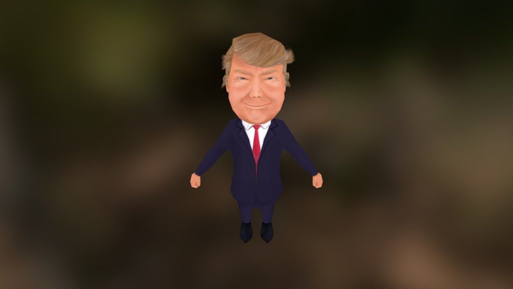 Trump Smile Expression - 3D model by somipuspwan.84 [bede496] - Sketchfab