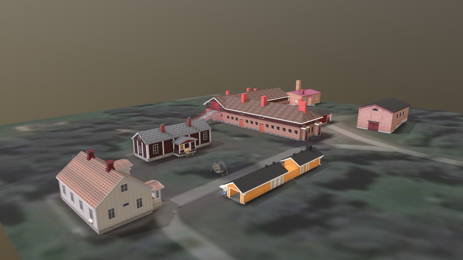 Maatila - 3D model by Outokummun vanhat talot (@Outokummunvanhattalot ...